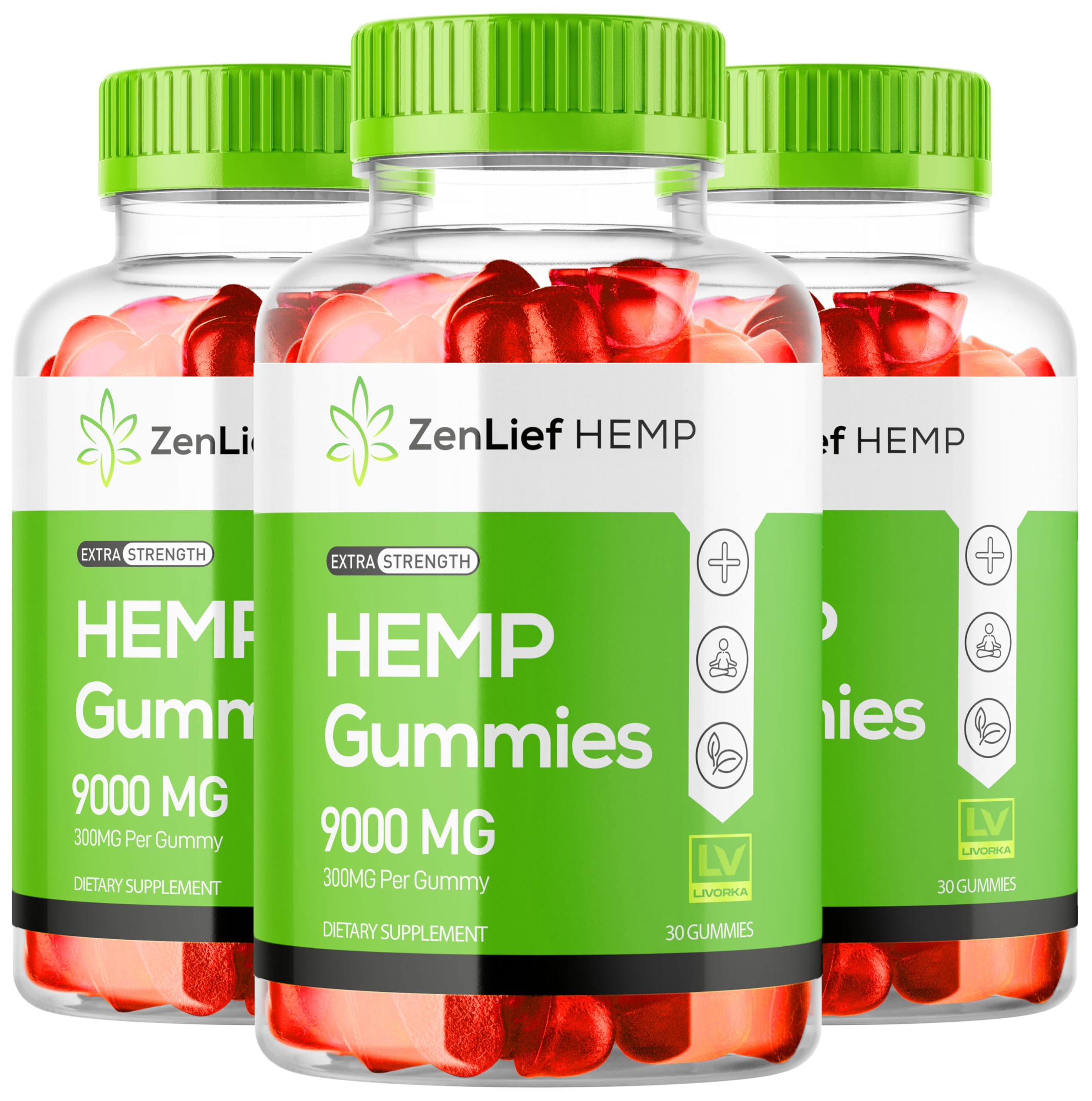 Snapklik.com : (3 Pack) Zenlief Gummies 300 MG Per Gummy, Zenlief ...