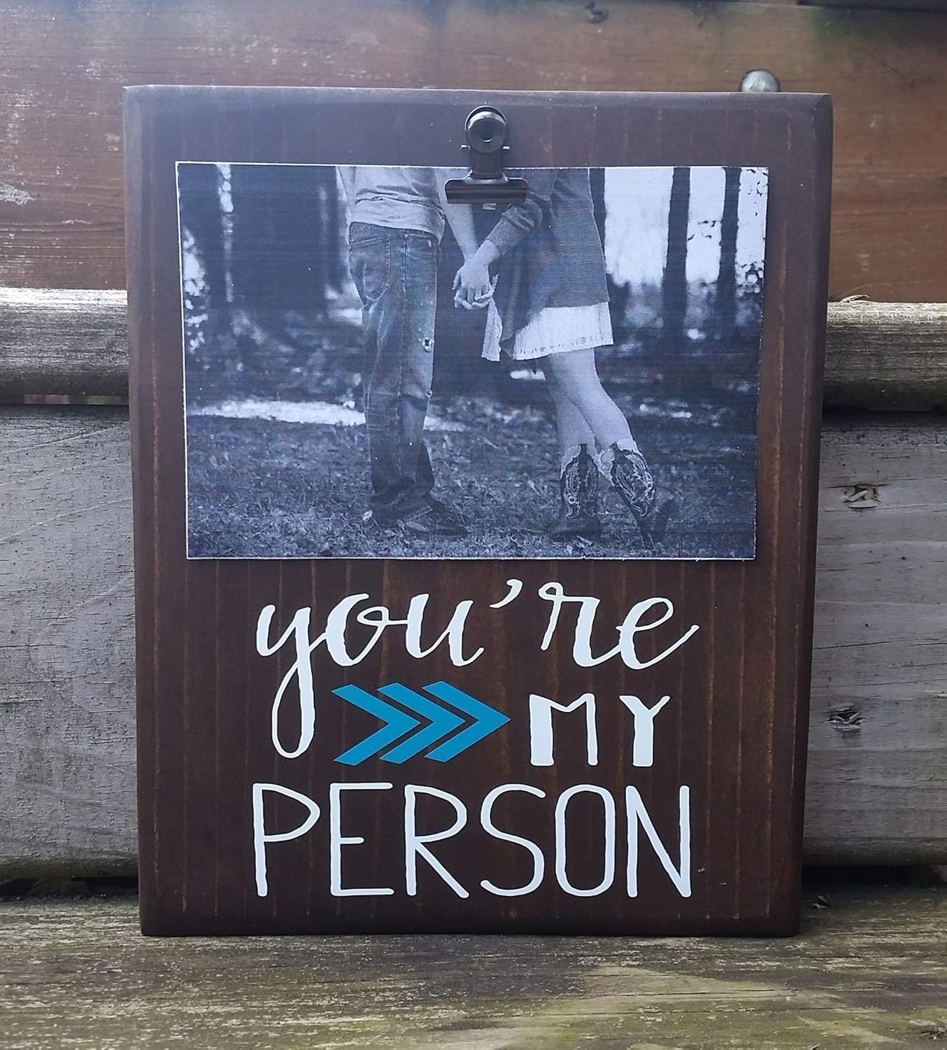 Amazon.com: You're My Person Photo board, wood picture frame, photo ...