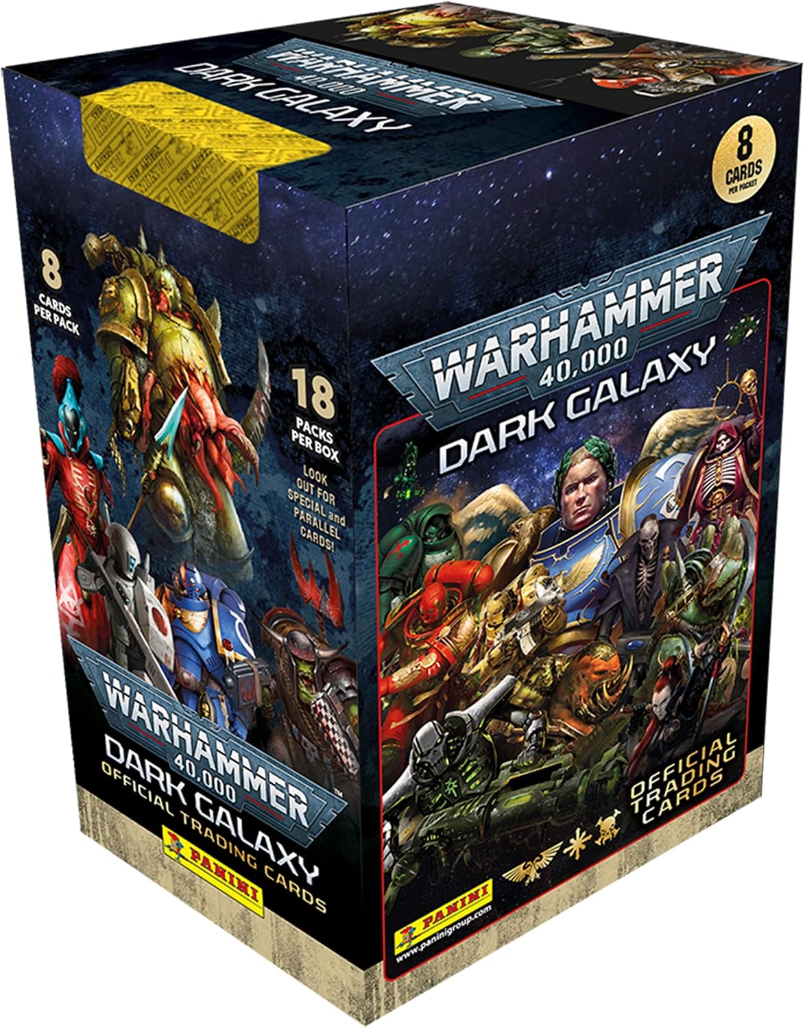 Panini x18 Packs Army Warhammer Dark Galaxy Trading Card Collection ...