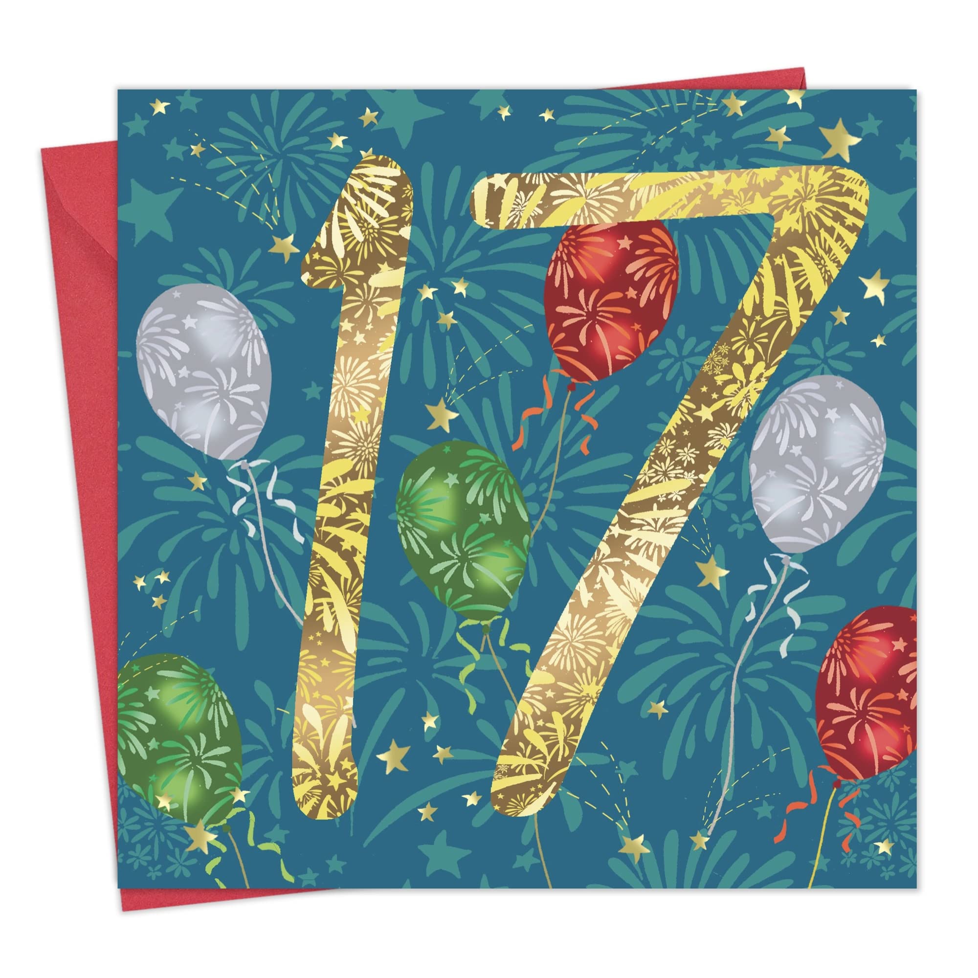 Amazon.com : Twizler 17th Birthday Card for Teenager - 17 Year Old Card ...