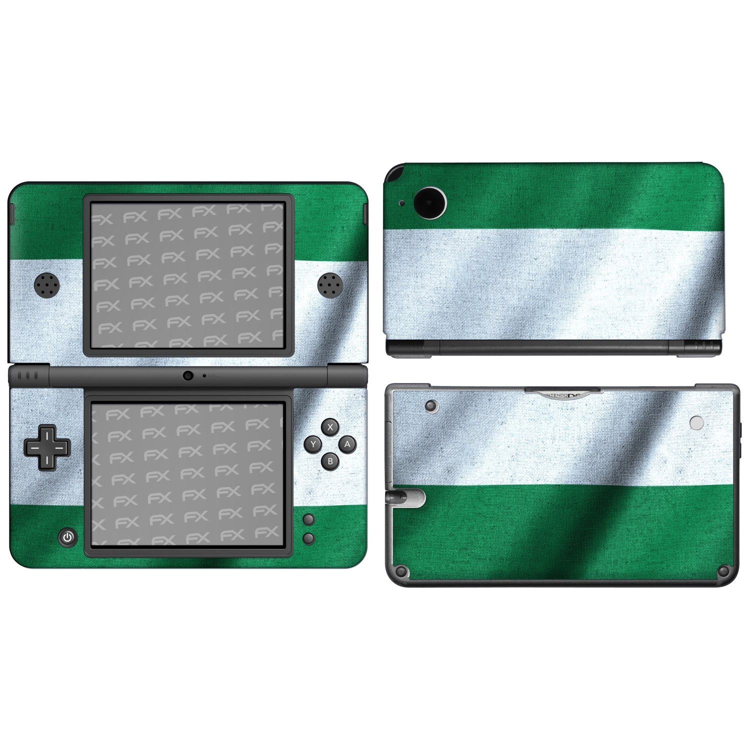 Amazon.com: Nintendo DSi XL Design Skin "flag of Nigeria" Decal Sticker ...