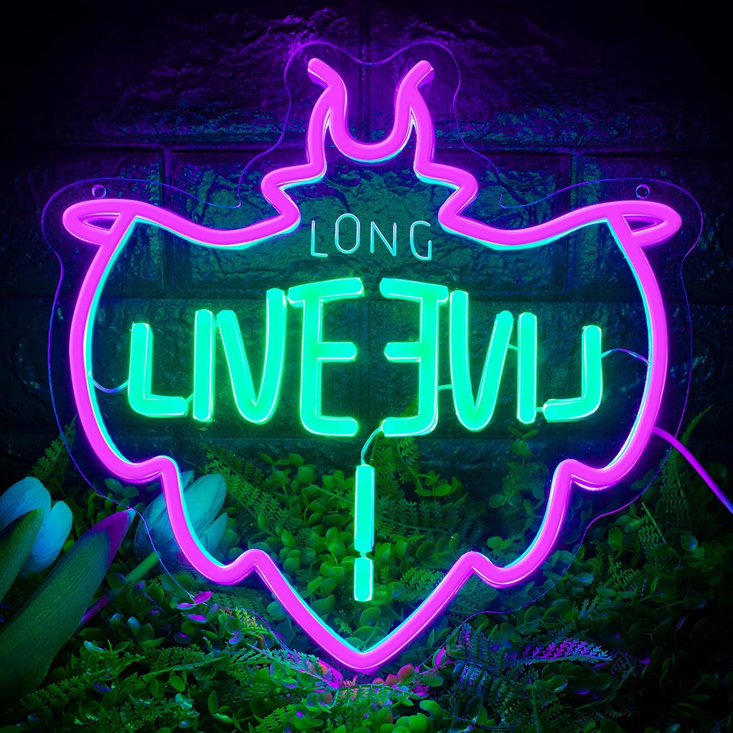 Optiacan Descendants Neon Sign, LED Descendants Neon Sign for Wall and ...