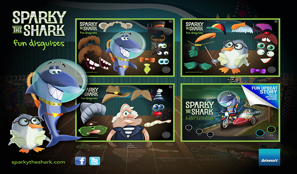 Sparky Shark - Fun Dress-Up Disguises for Kids - App on the Amazon Appstore