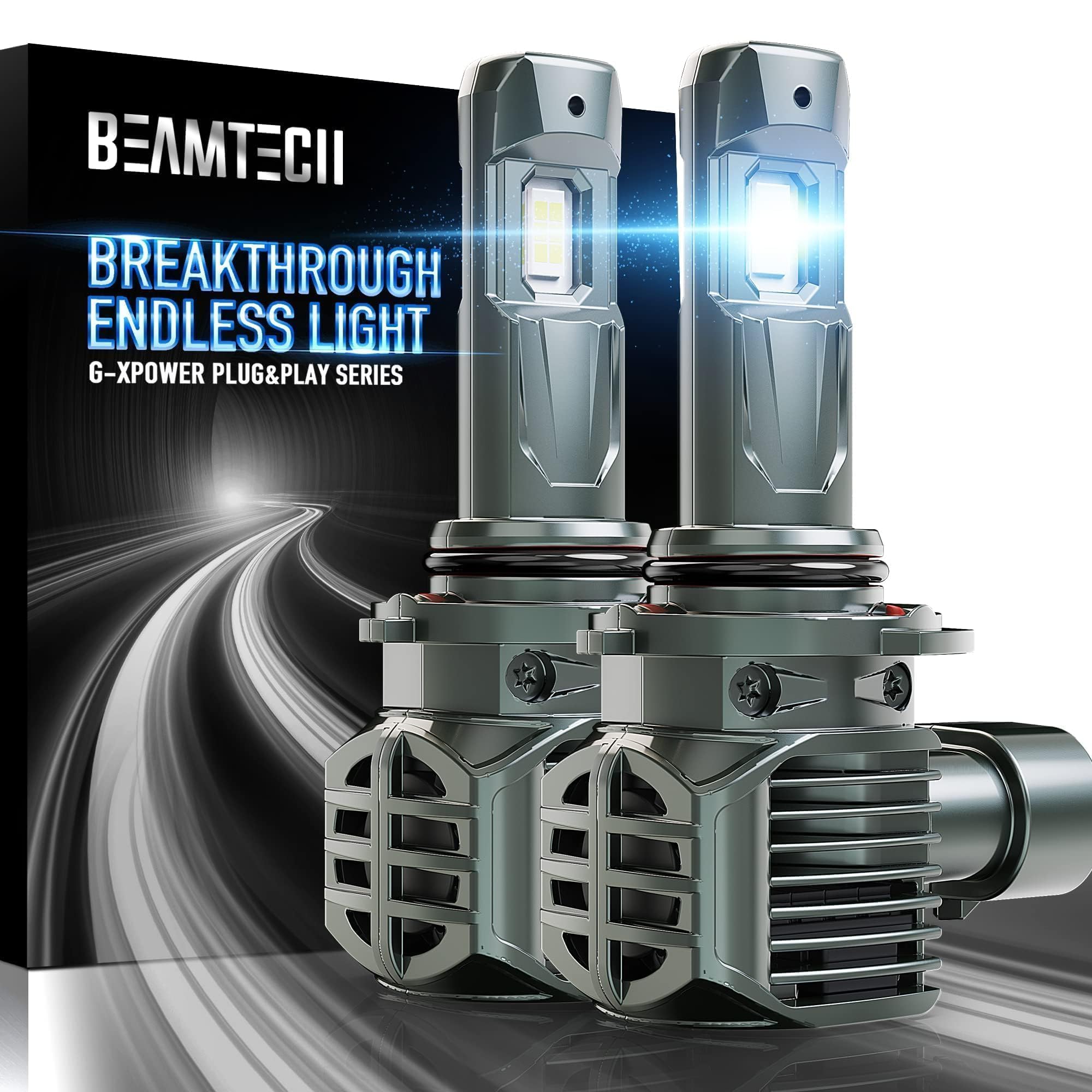 Snapklik.com : 9006/HB4 Light Bulbs, G-XPower Chips 500% Brighter 6500K ...