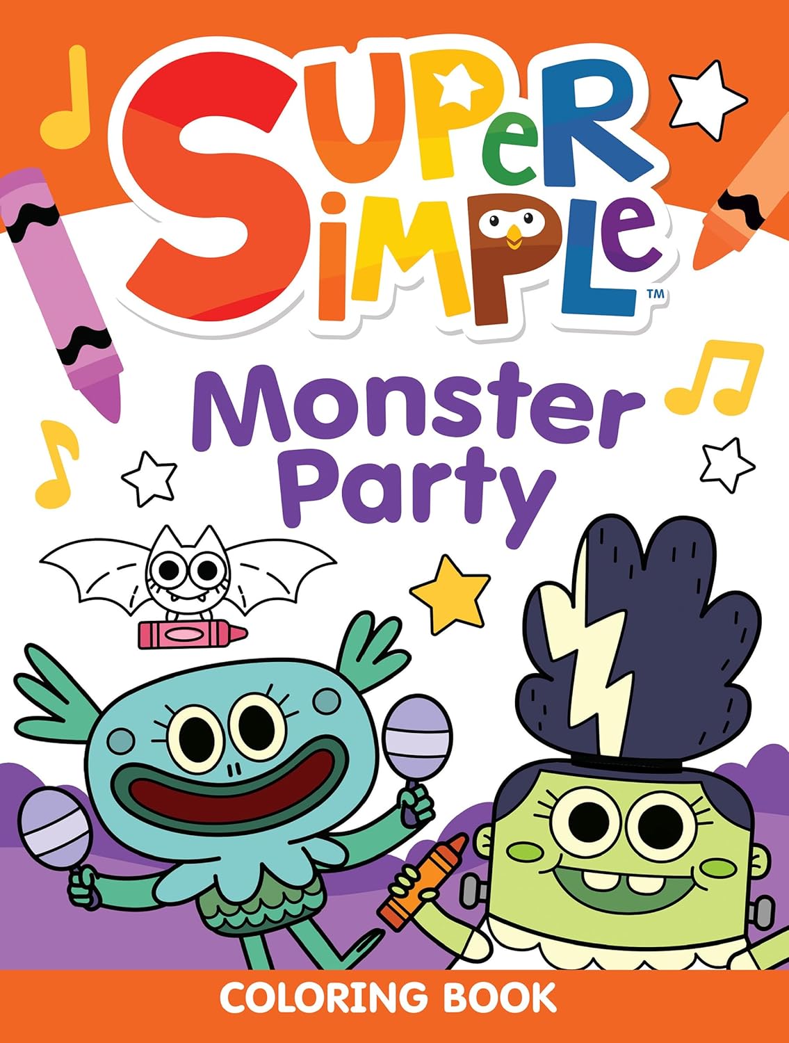 Super Simple Monster Party Coloring Book (Super Simple Kids Coloring ...