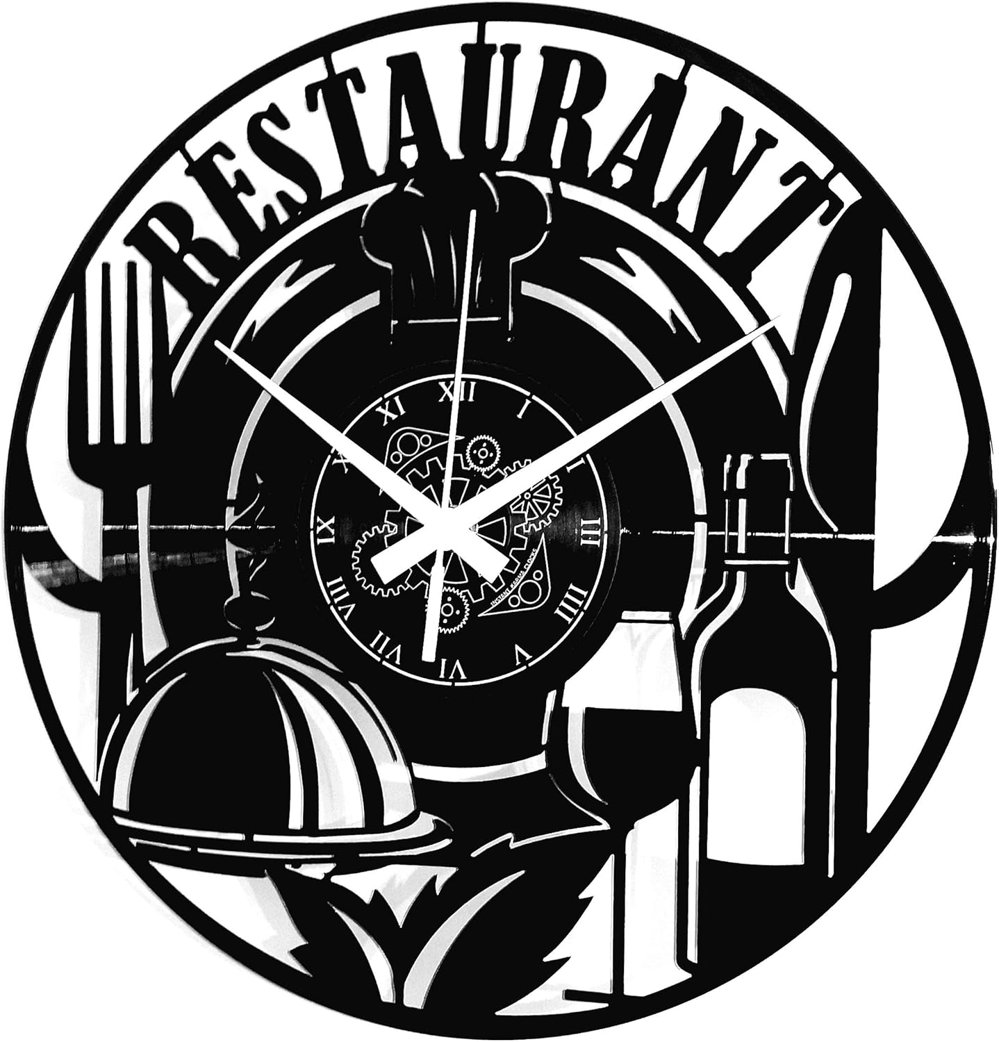 Amazon.com: Instant Karma Clocks Vinyl Wall Clock Pizzeria Restaurant ...