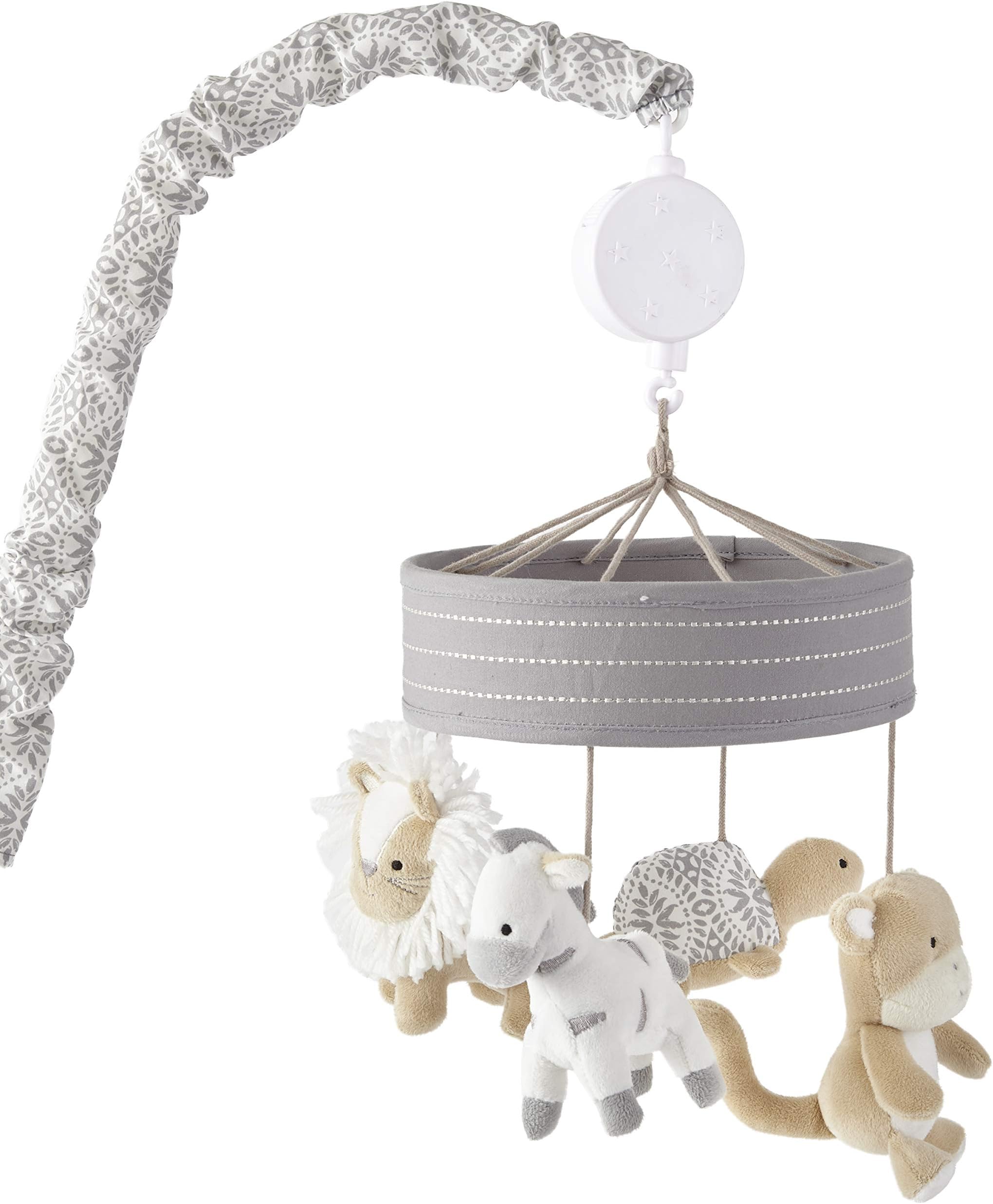 Amazon.com : Levtex Baby - Woodland Pals Musical Rotating Baby Crib ...