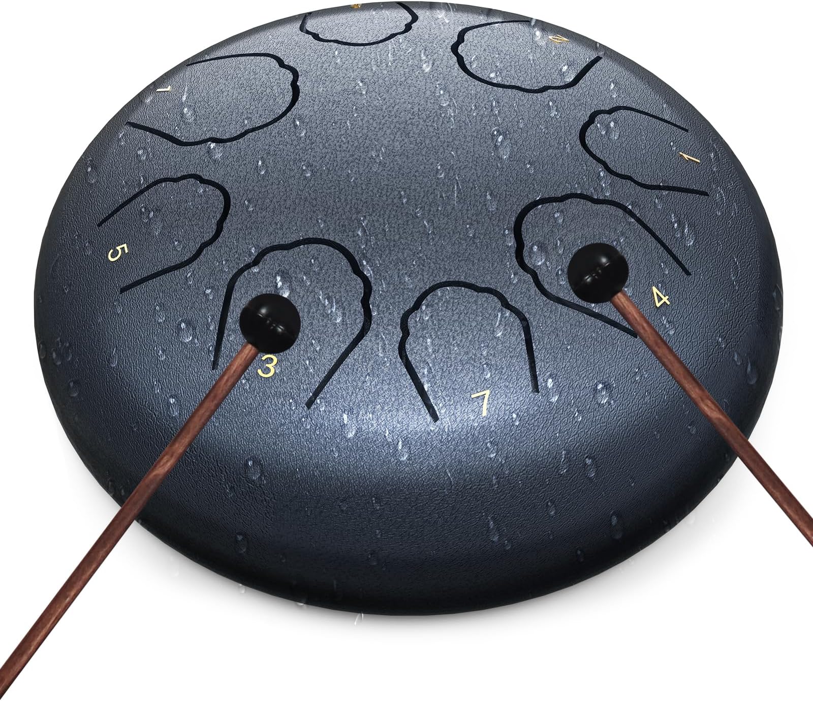 Amazon.com: Rain Drum for Outside Garden, 6 Inches 8 Notes Steel Tongue ...