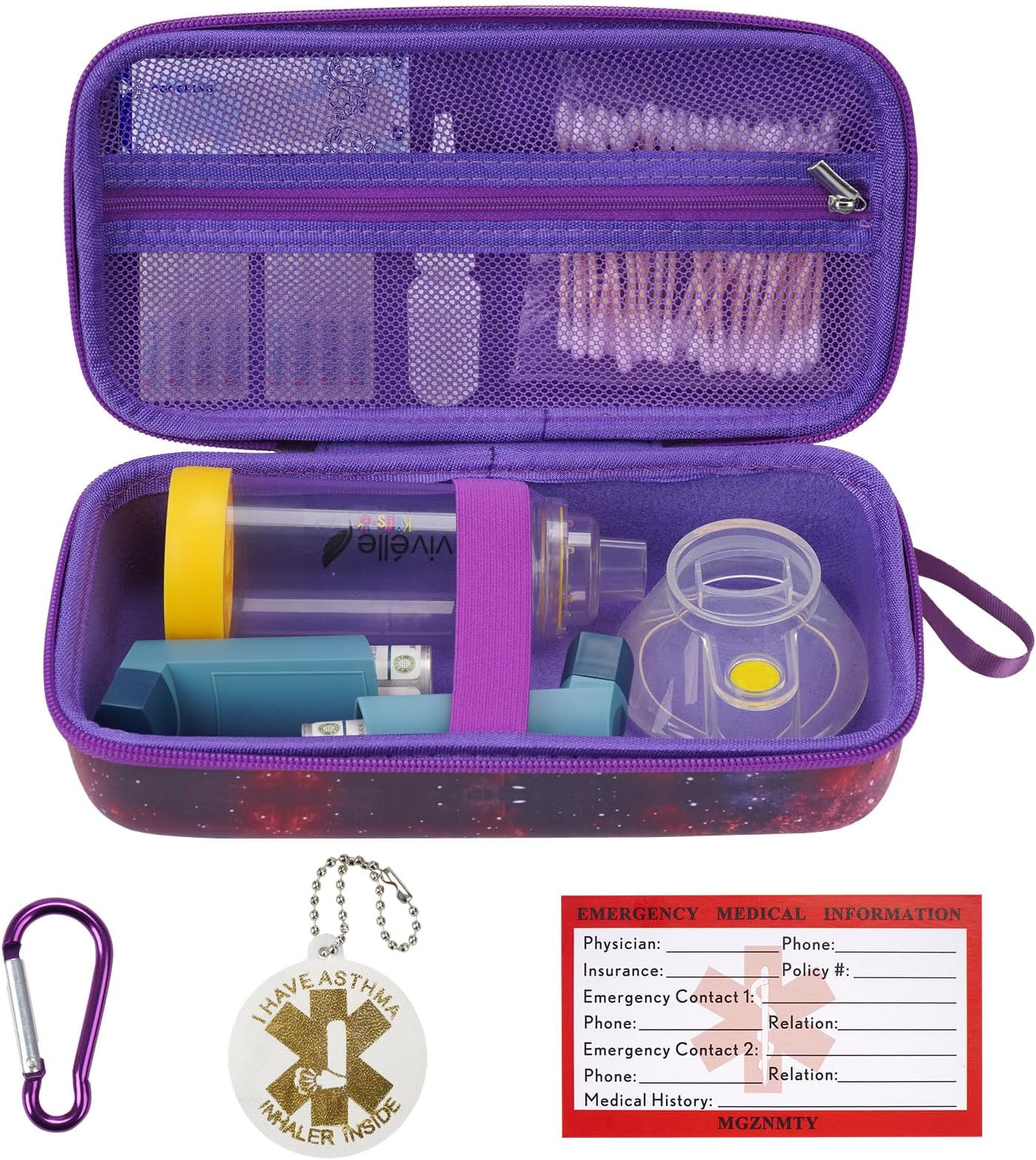 Amazon.com: MGZNMTY Travel Carrying Case Compatible with Asthma Inhaler ...