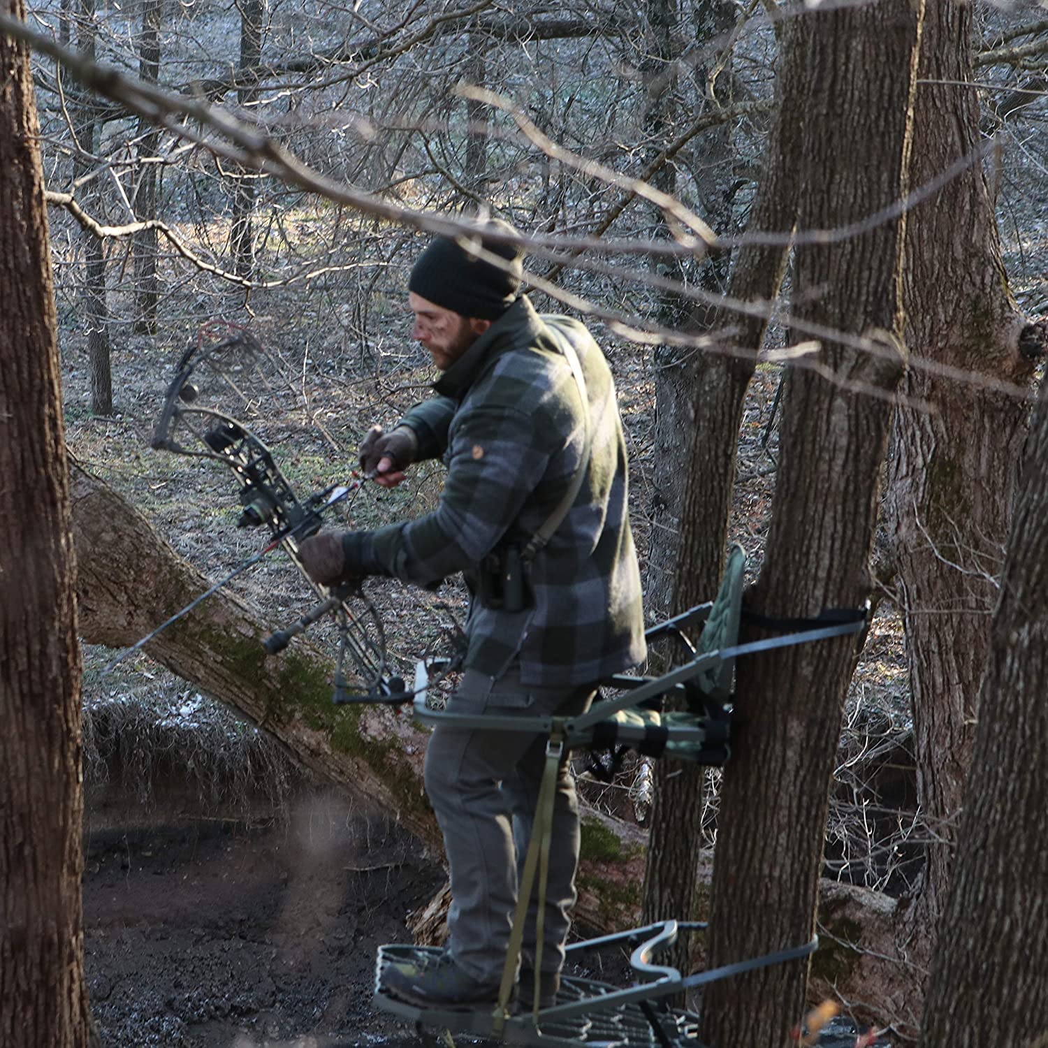 XOP-XTREME OUTDOOR PRODUCTS Ambush - Aluminum Climbing Tree Stands for ...