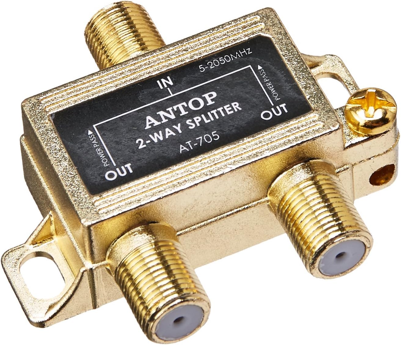 Amazon.com: ANTOP Coaxial Cable Splitter Ultra Mini Distribution for ...