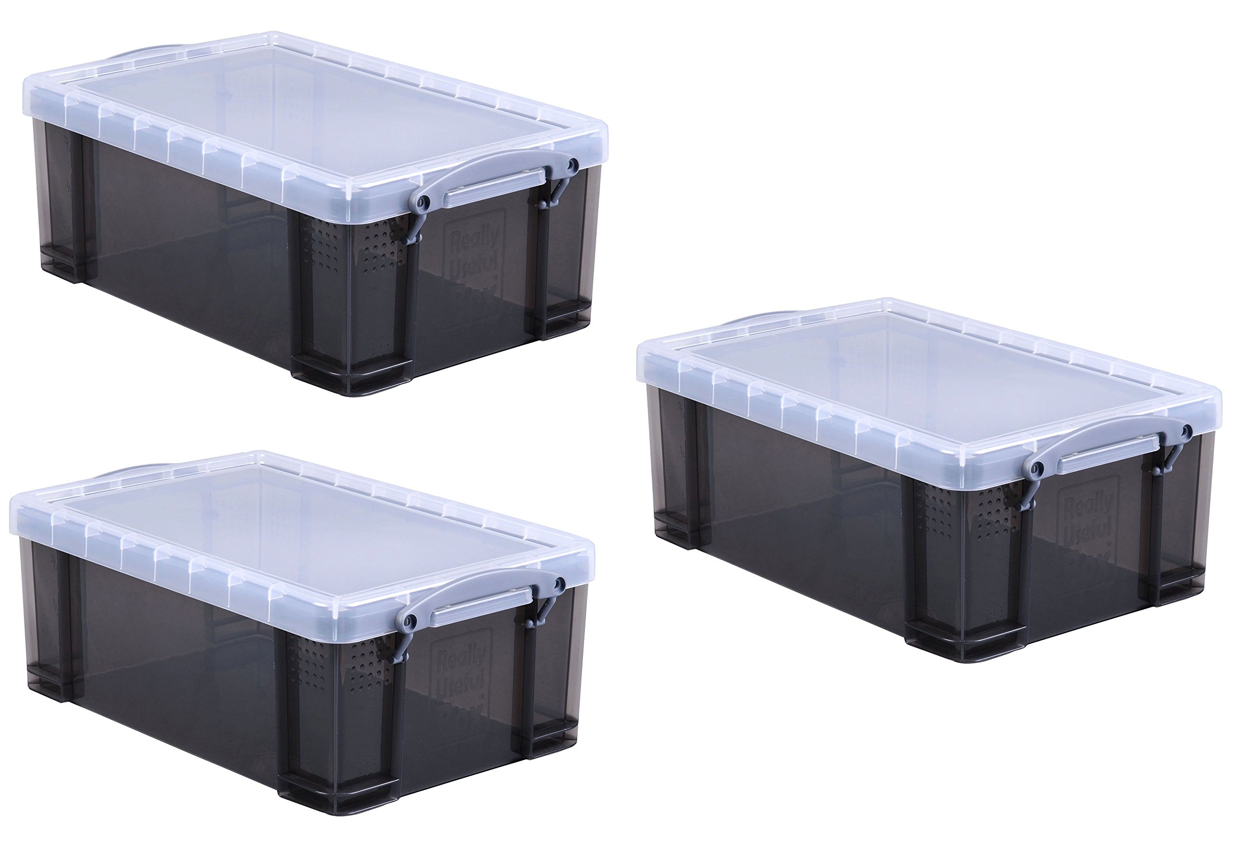 Really Useful 5 Litre Box Black - Pack of 3 : Amazon.co.uk: Home & Kitchen