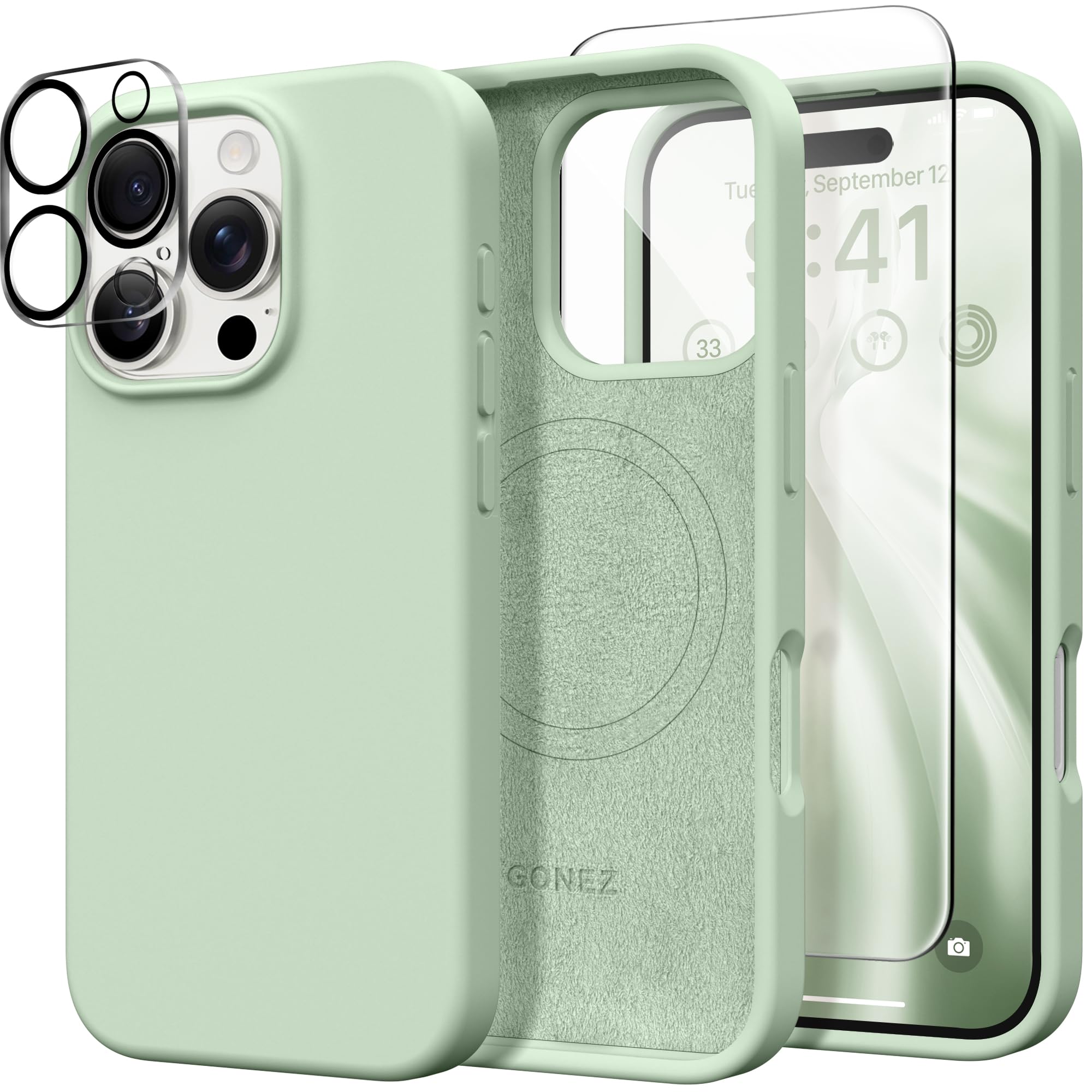Amazon.com: GONEZ Magnetic for iPhone 16 Pro Case, Compatible with ...
