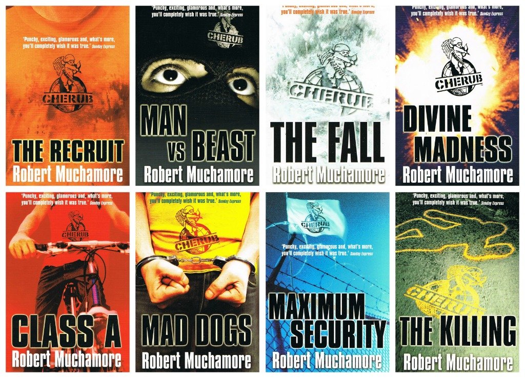 Cherub Series - Robert Much more - 8 books Numbers 1, 2 ,3, 4, 5, 6, 7 ...