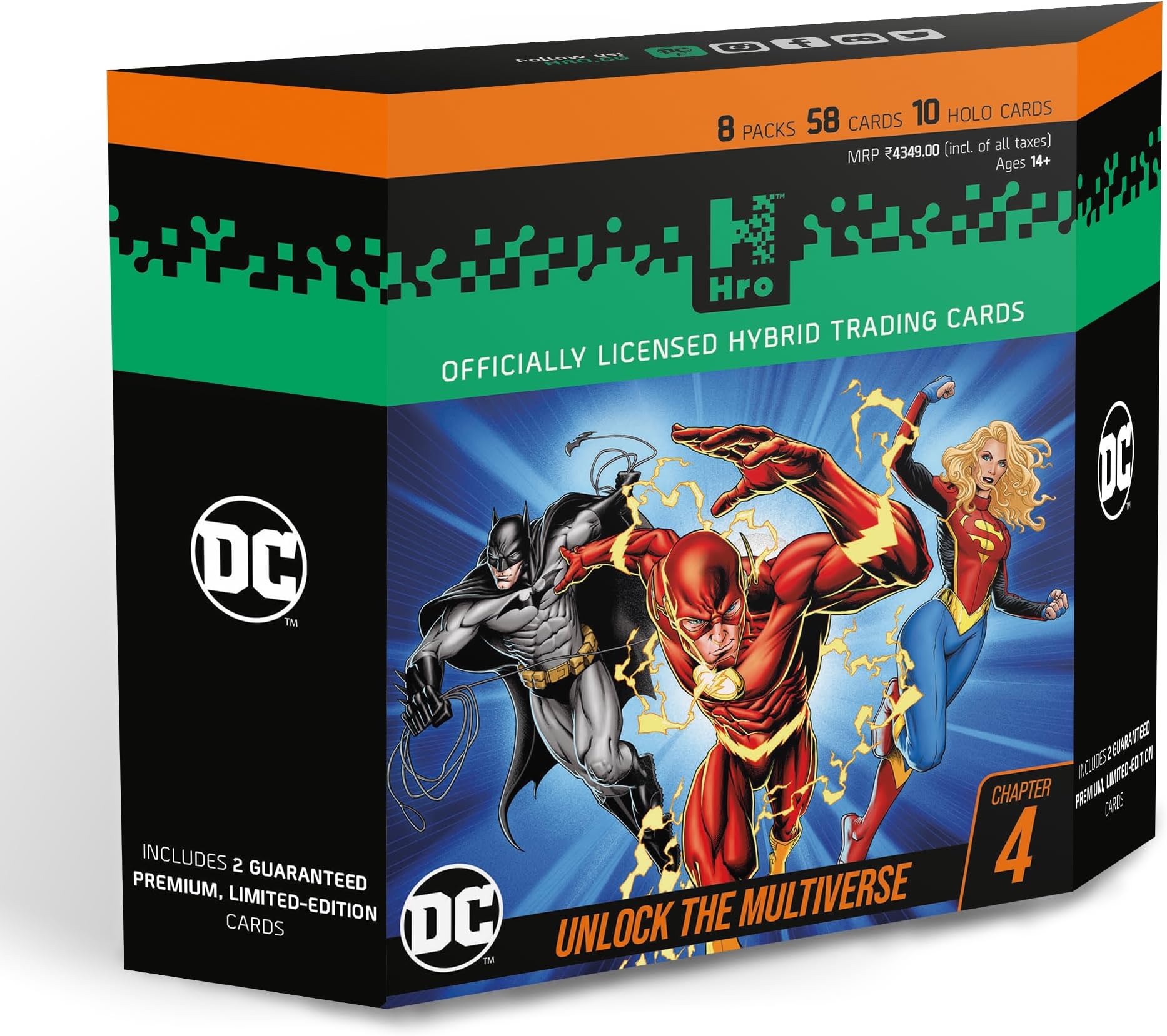 Buy Hro Dc | Chapter 4 Hybrid Trading Cards Collection: 8-Pack Premium Starter Box, 58 Cards ...
