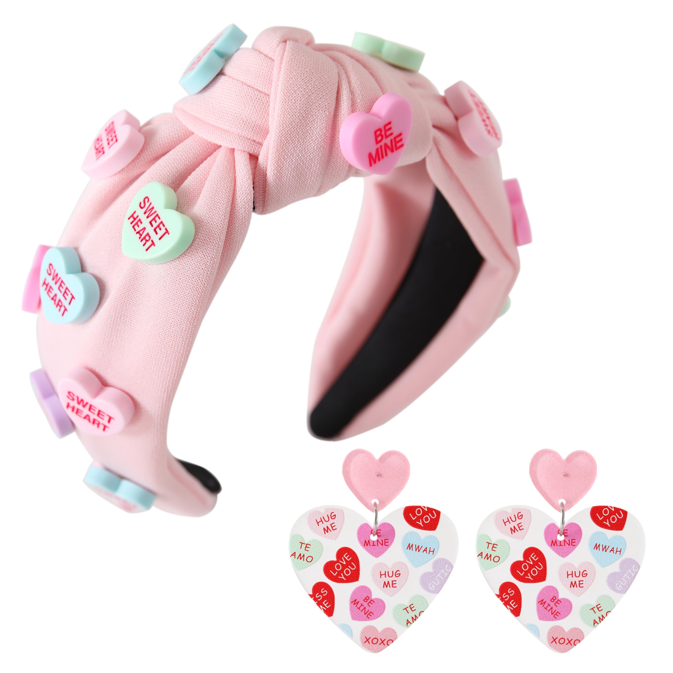 Amazon.com : Gmmidea Valentine’s Day Headband Hair Accessories Gifts ...
