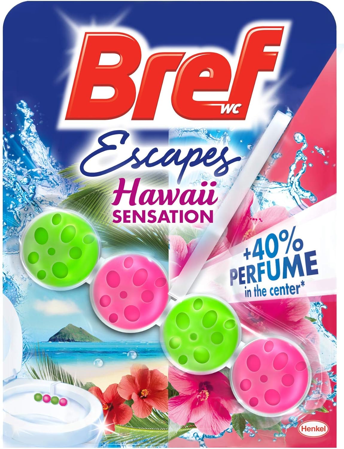 Bref Escapes Hawaii Cesta WC - 50 gr : Amazon.es: Salud y cuidado personal