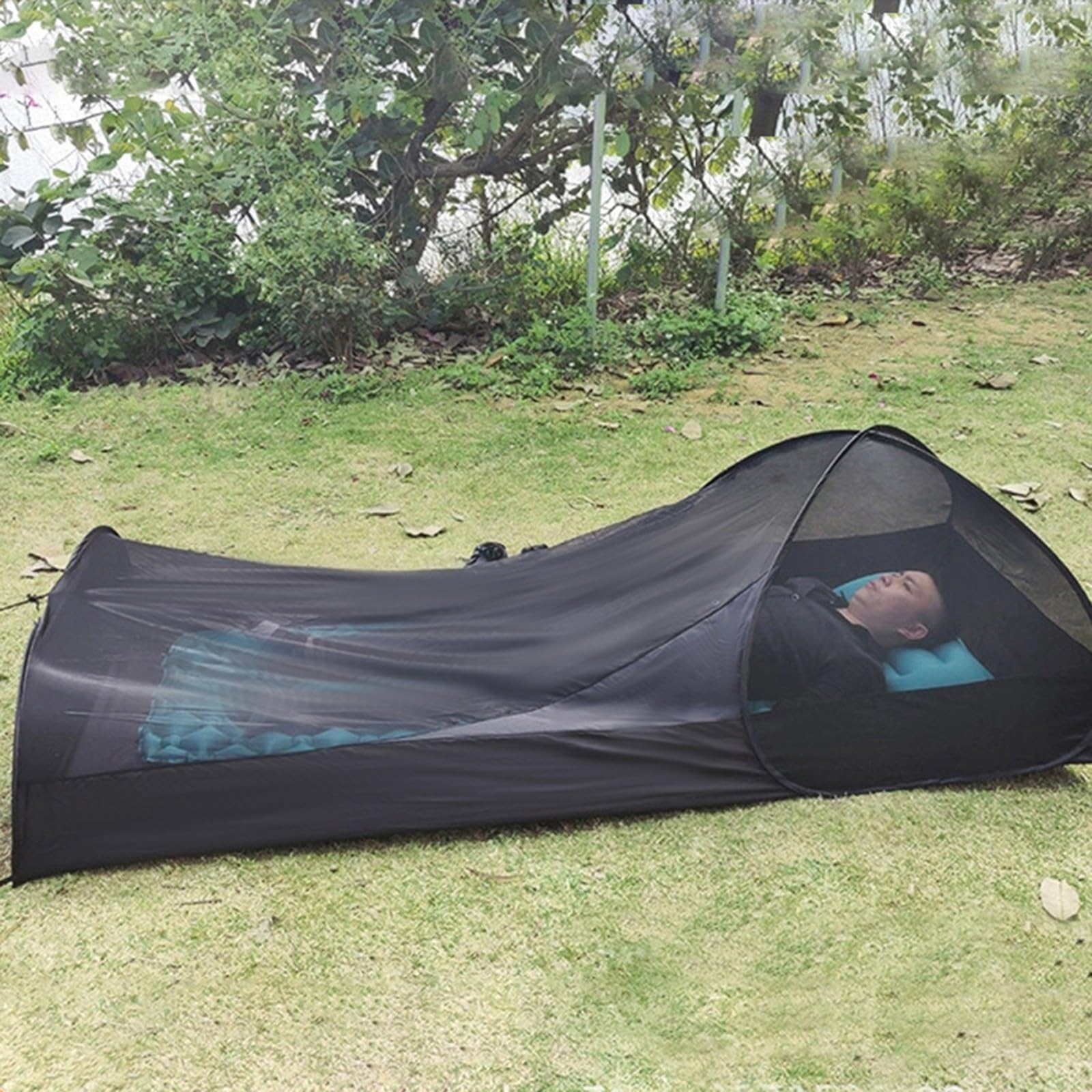 1 Person Net Tent Mesh Camping Inner Instant Summer Tent Single Person ...