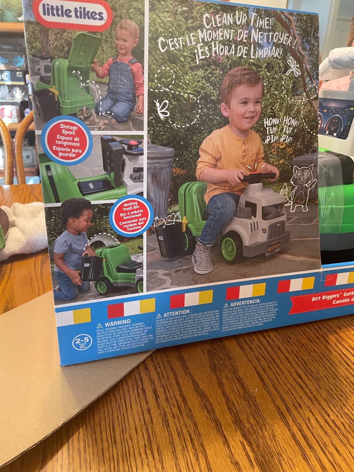 $8/mo - Finance Little Tikes Dirt Diggers Garbage Truck Scoot Ride On ...