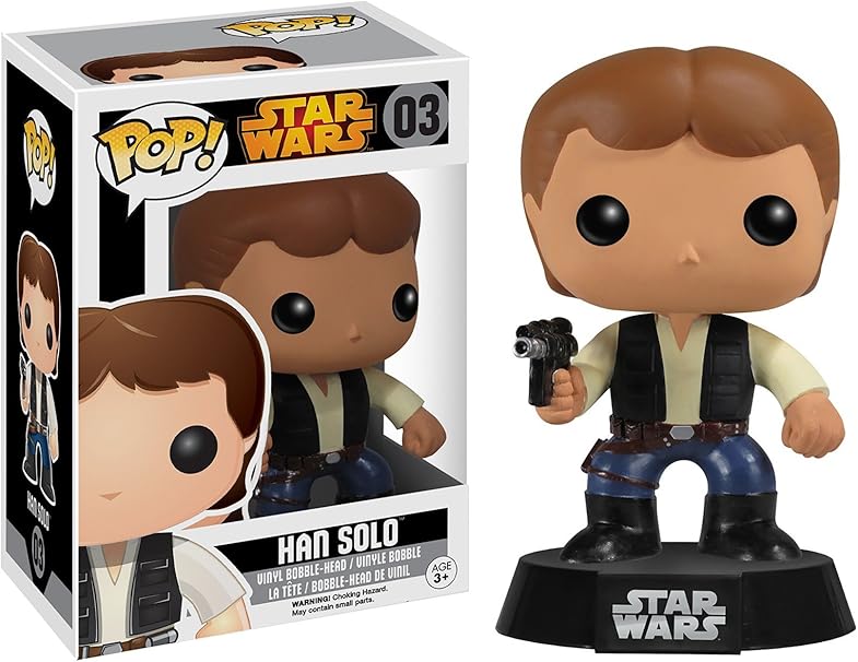 Amazon.com: Funko Pop Star Wars Han Solo Action Figure : Toys & Games