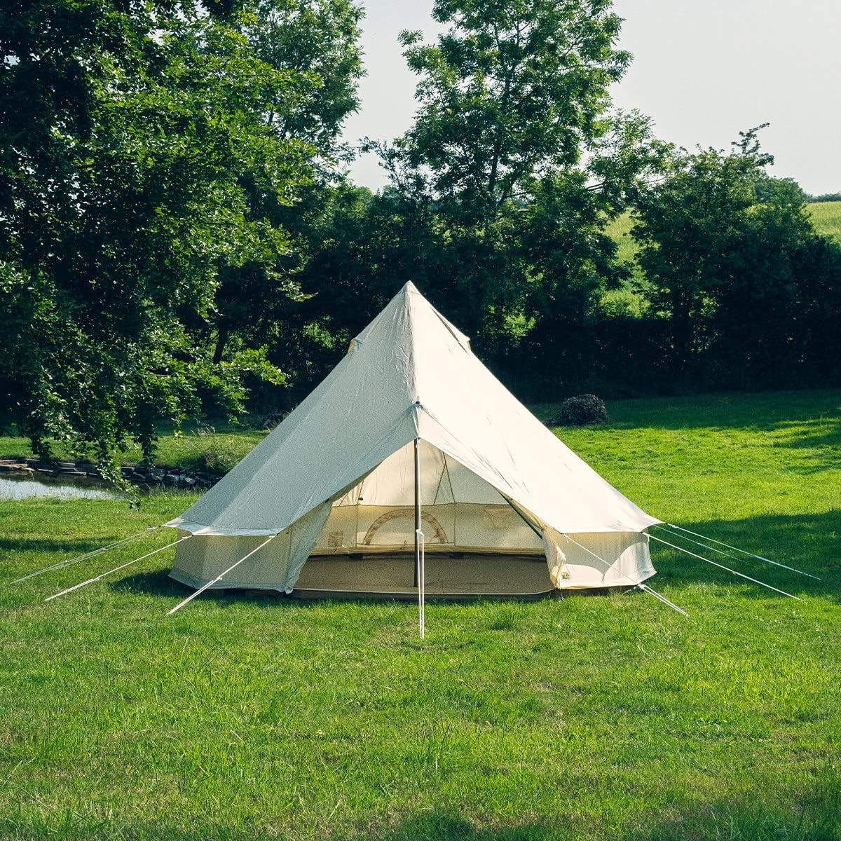 4M Bell Tent Lite 14.2KG with Groundsheet & Oxford Fabric – Mould ...