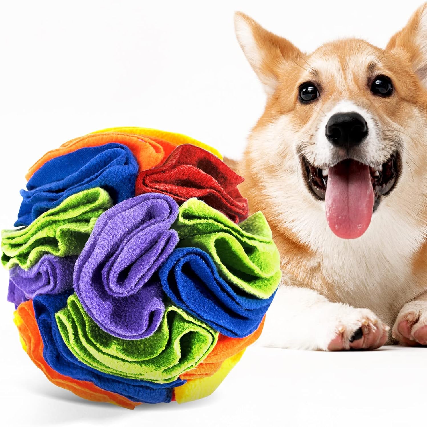 Amazon.com : UMONIE Snuffle Ball for Dogs Interactive Toys, Encourage ...