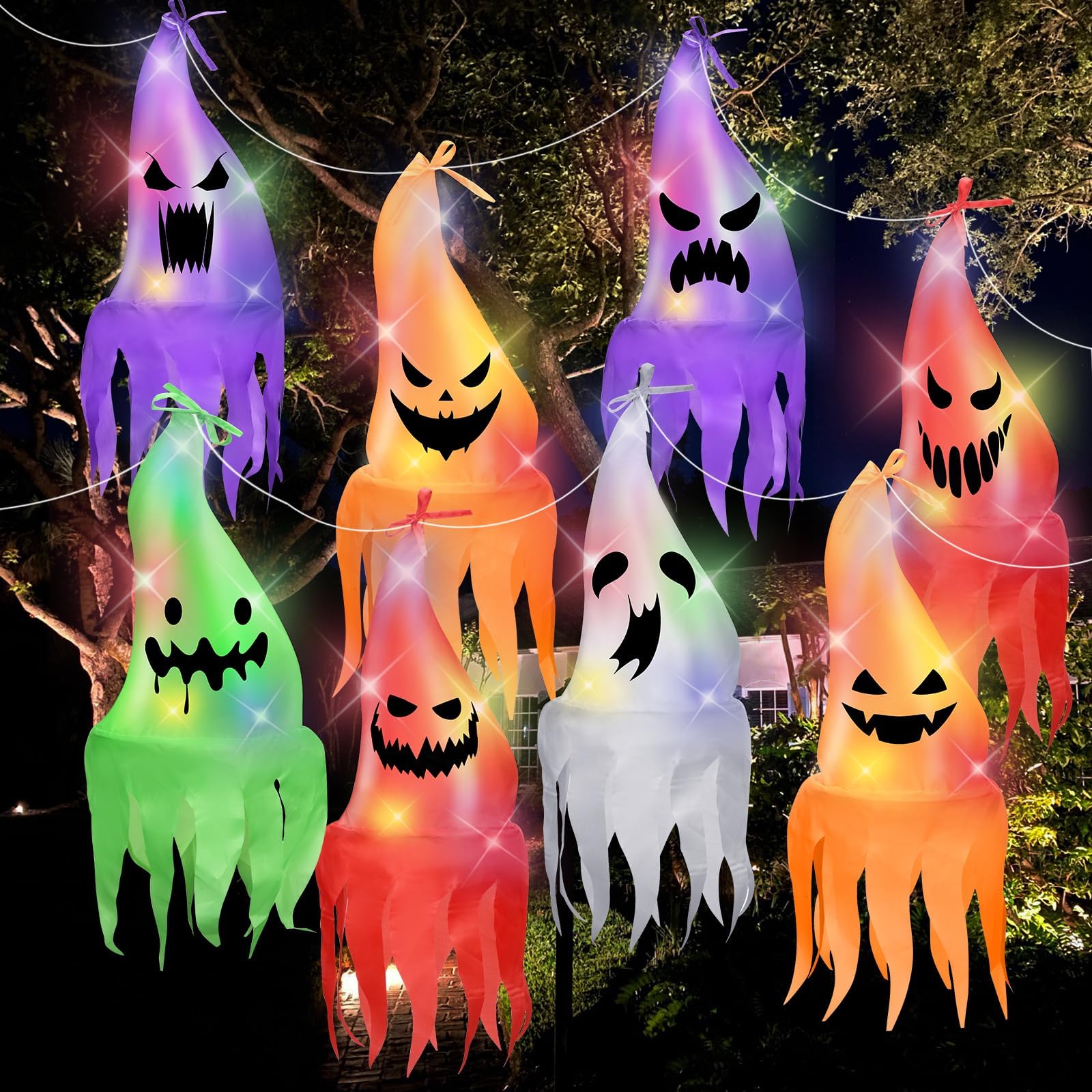 Amazon.com: Halloween Decorations Outdoor Halloween Decor Hanging ...