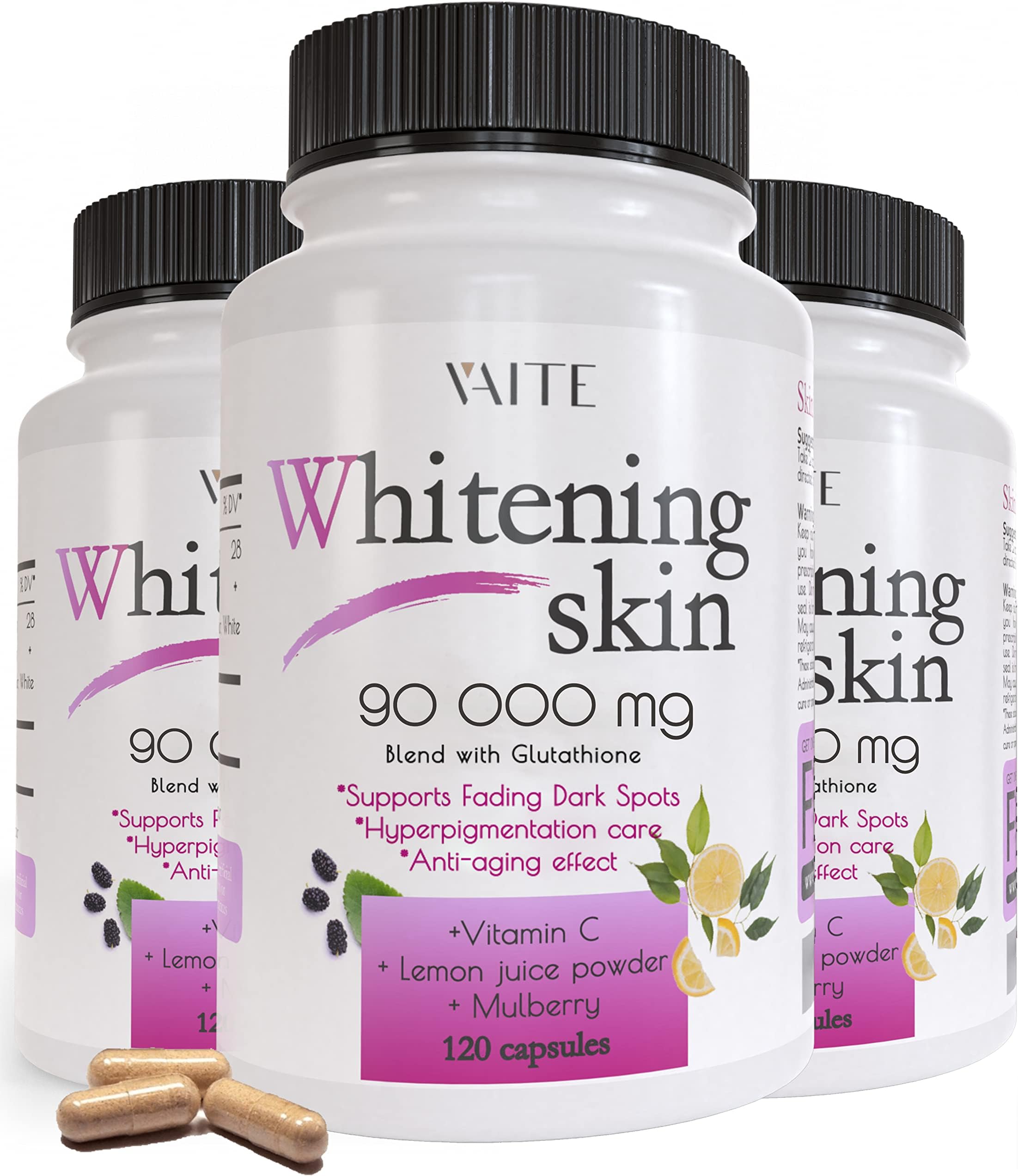 Amazon.com: Glutathione Whitening Pills - Dark Spots & Acne Scar ...