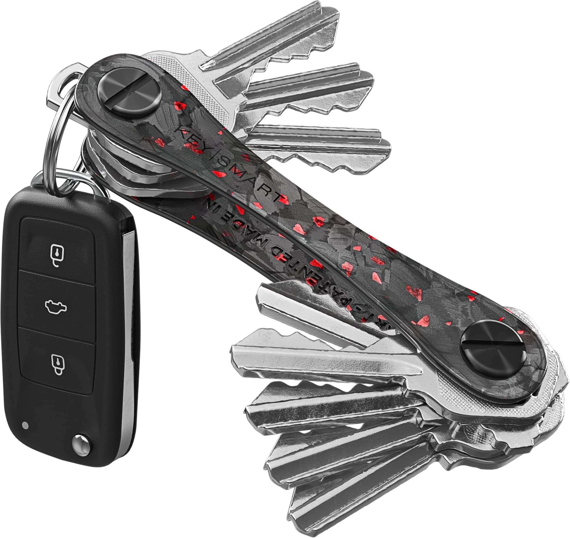 Amazon.com: KEYSMART Key Holder for Keychain Key Ring - Compact Key ...