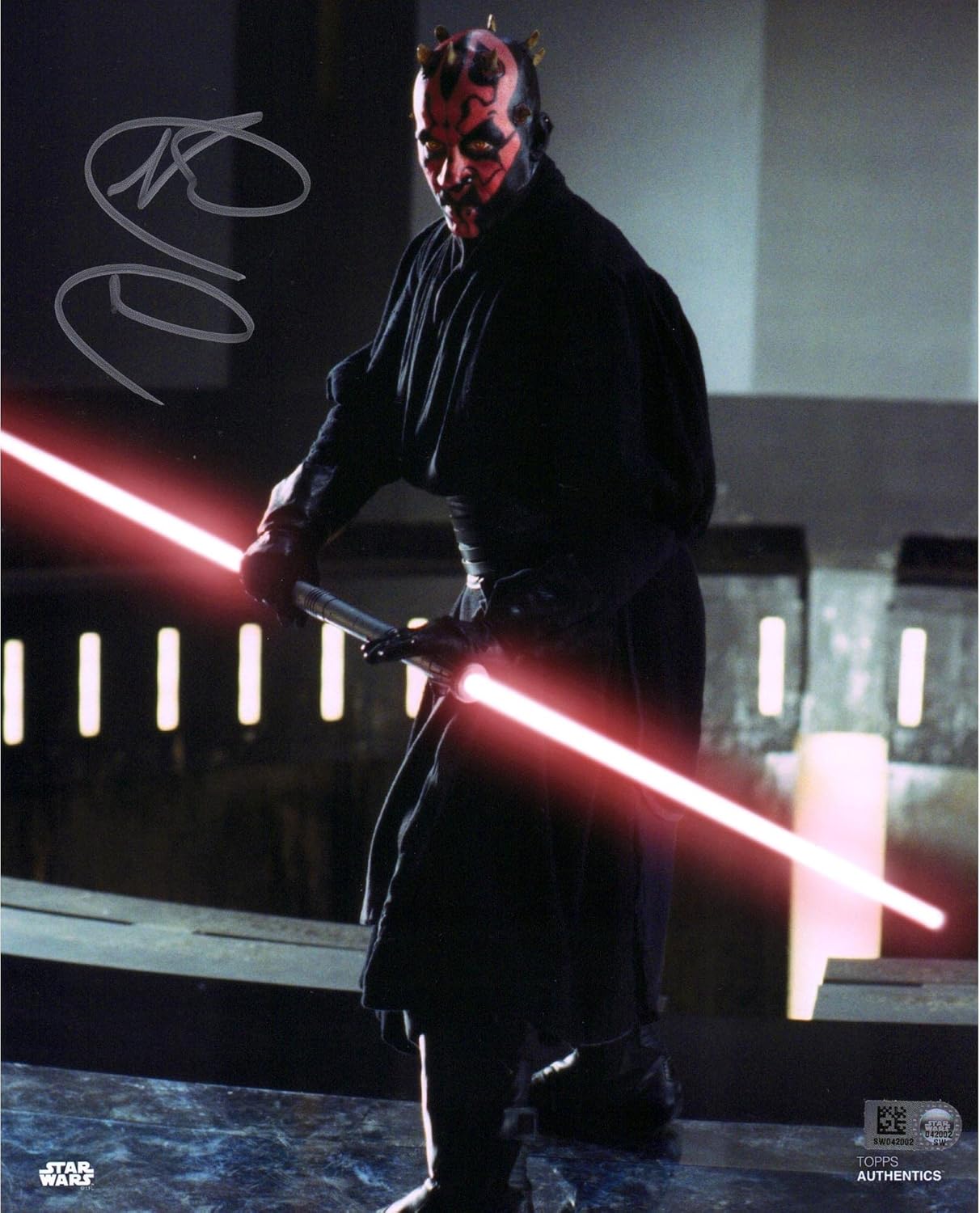 Ray Park Star Wars The Phantom Menace Autographed 8" x 10" Darth Maul ...