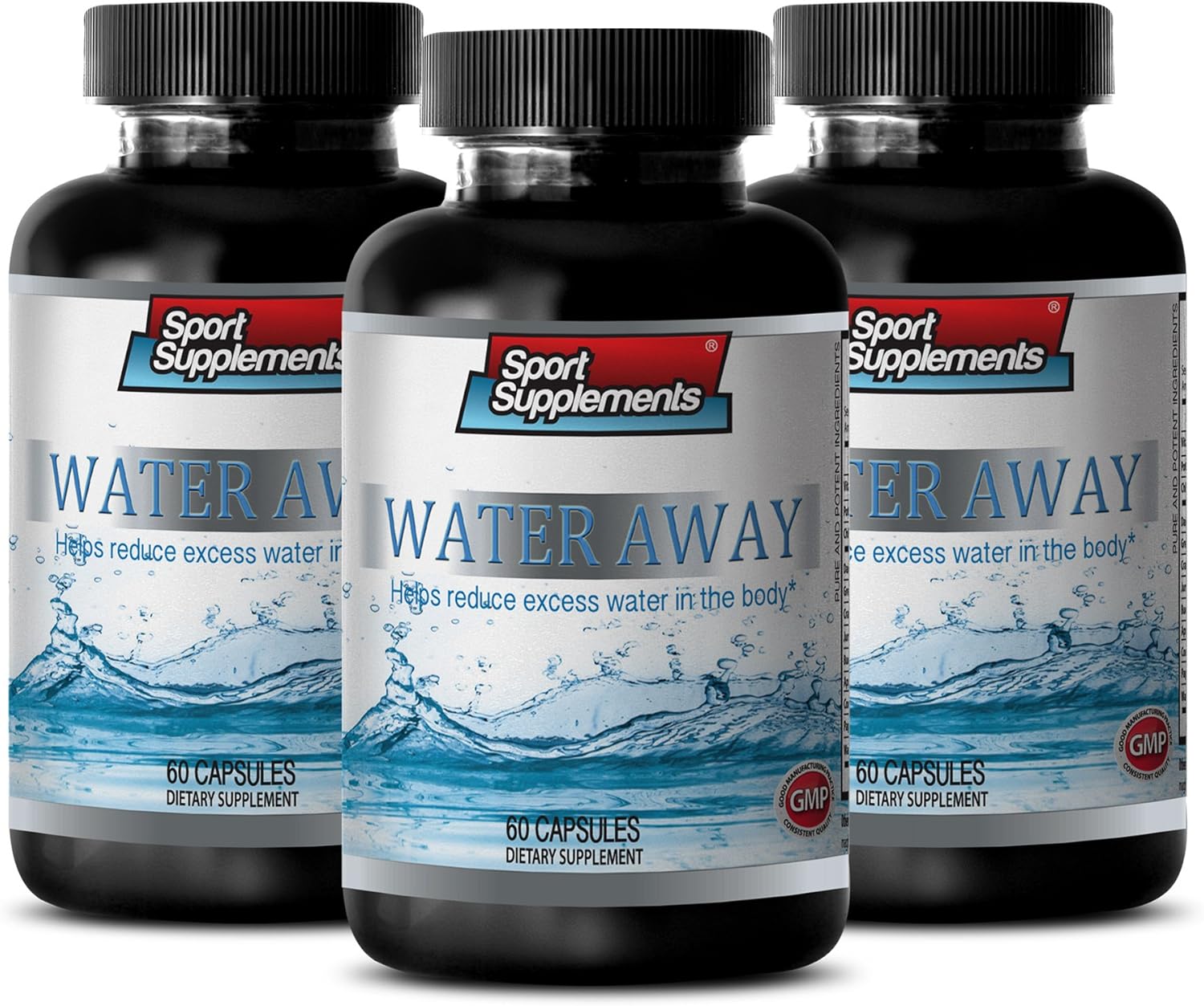 Amazon.com: Water Away Pills Helps Reduce Excess Water in The Body ...
