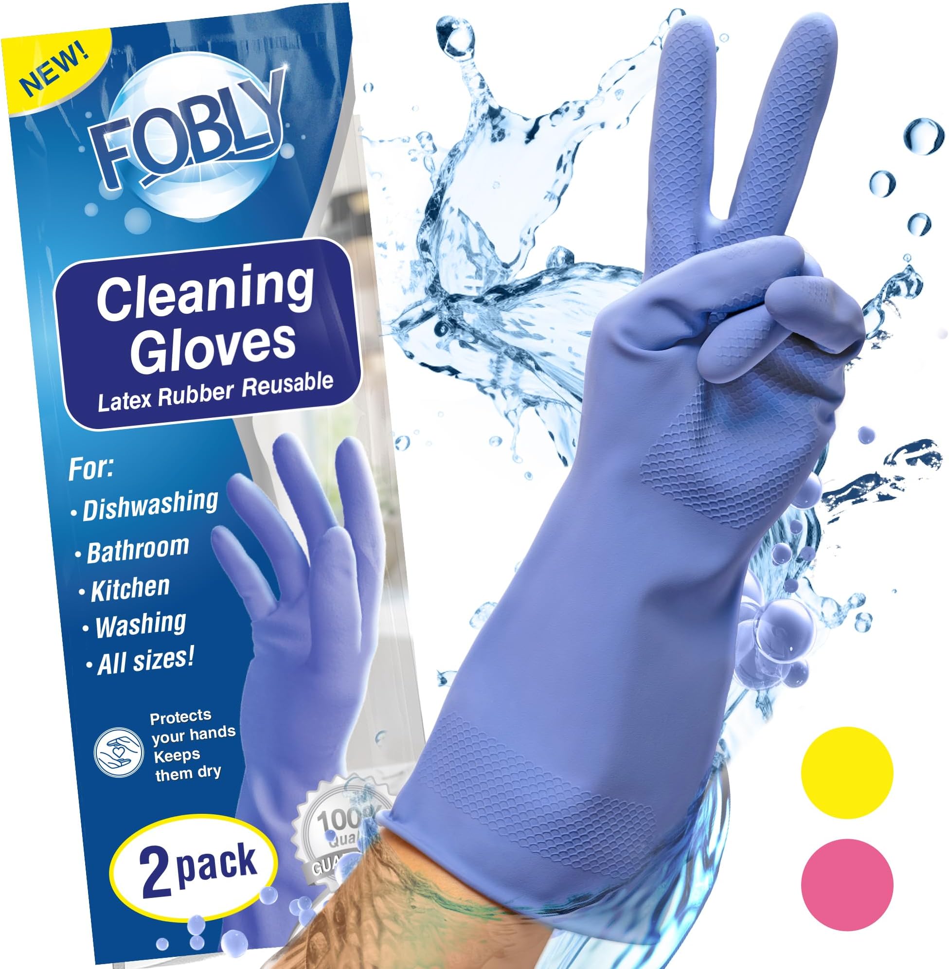 Amazon.com: Mr. Clean Loving Hands Reusable Heat Resisting Cleaning ...