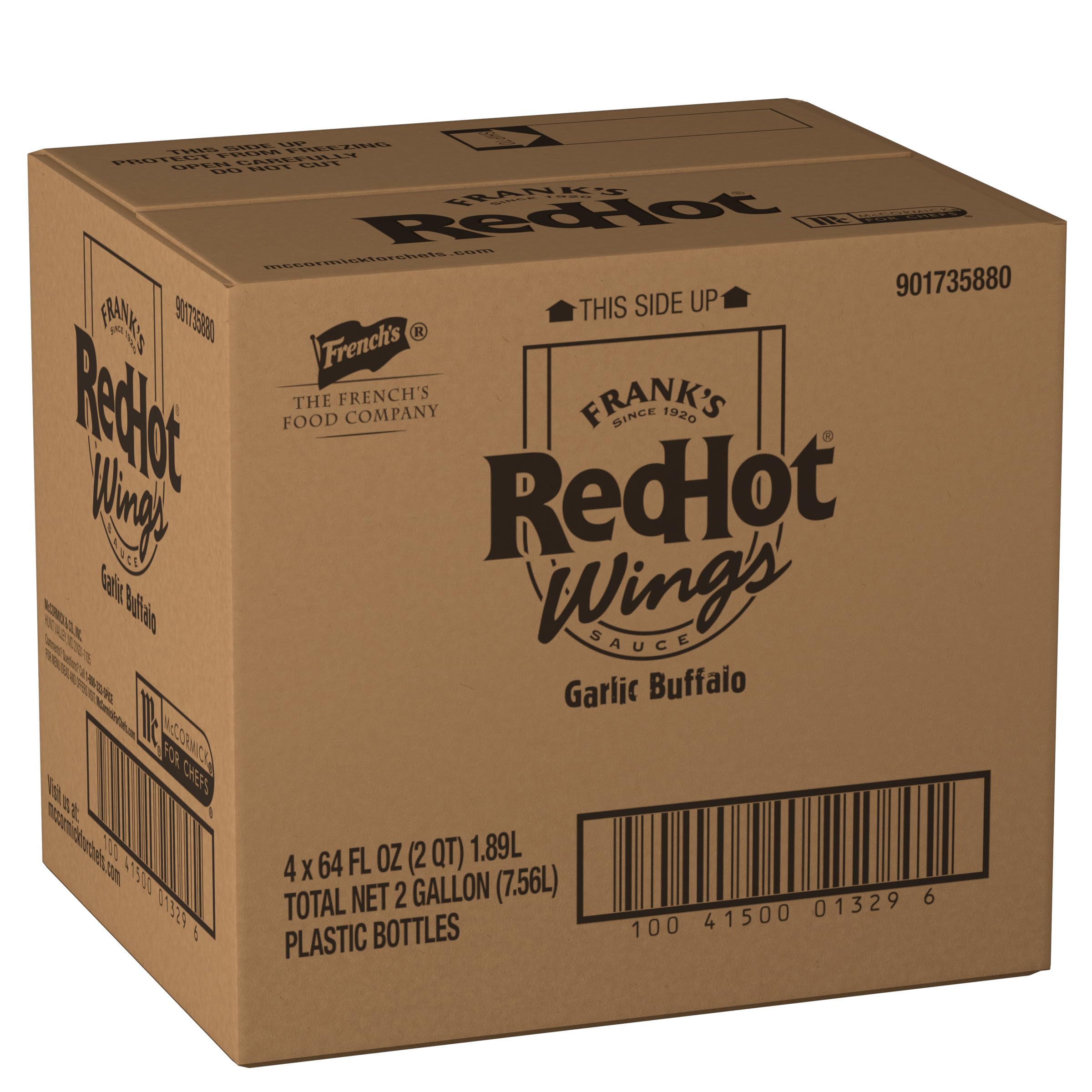 Snapklik.com : Franks RedHot Garlic Buffalo Wings Sauce, 0.5 Gal
