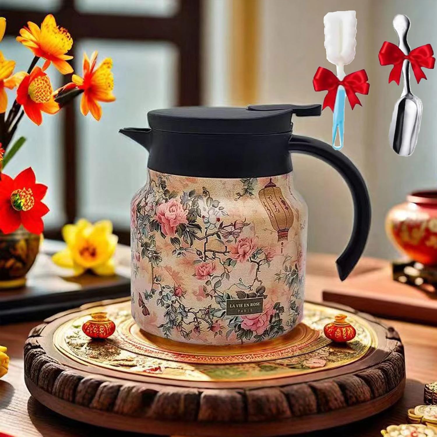 Amazon.com | Doresty Teapot - Doresty Thermos Tea Pot, Raidley Vintage ...