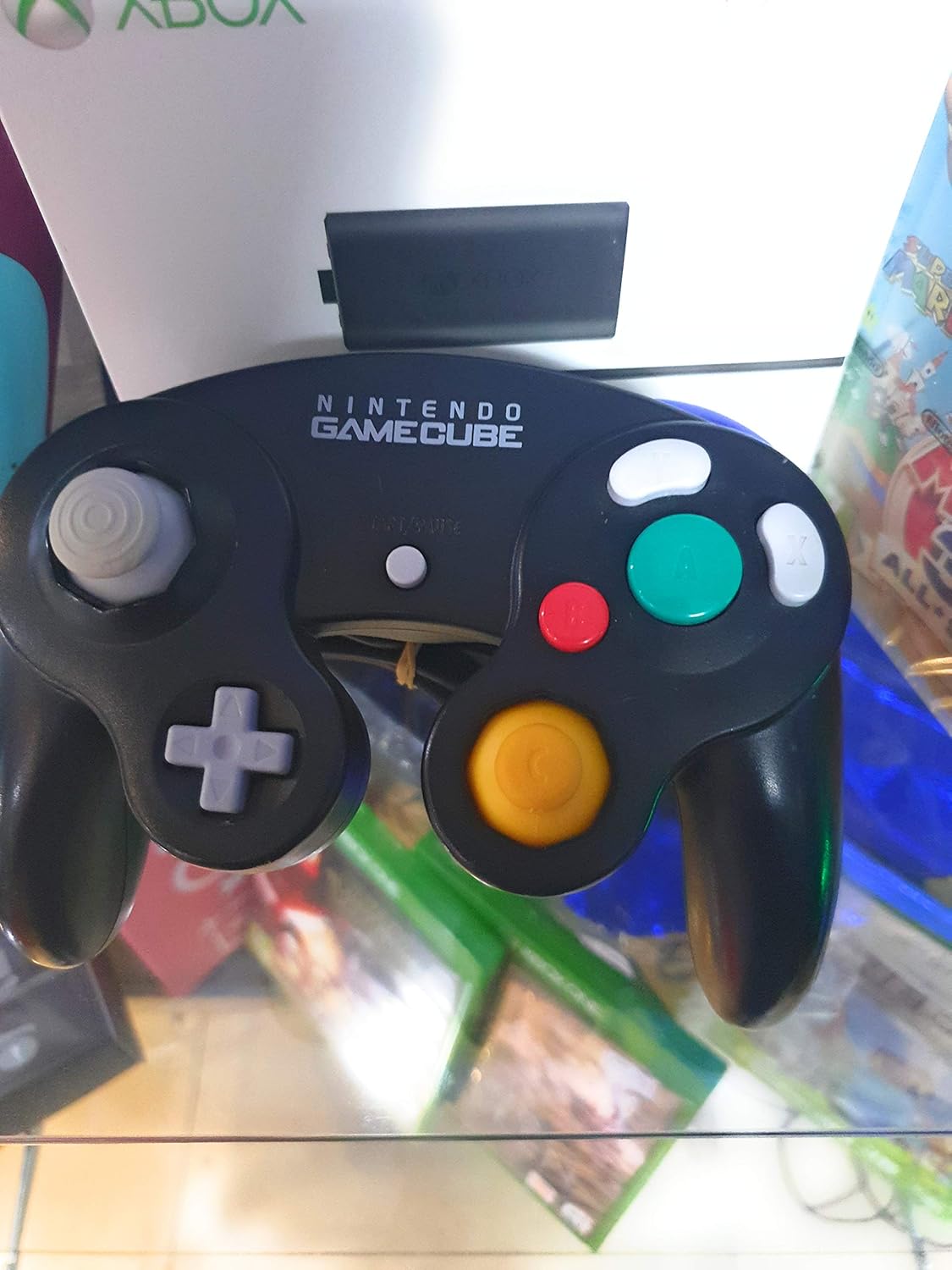 GameCube Controller Black : Gamecube Accessories: Amazon.co.uk: PC ...