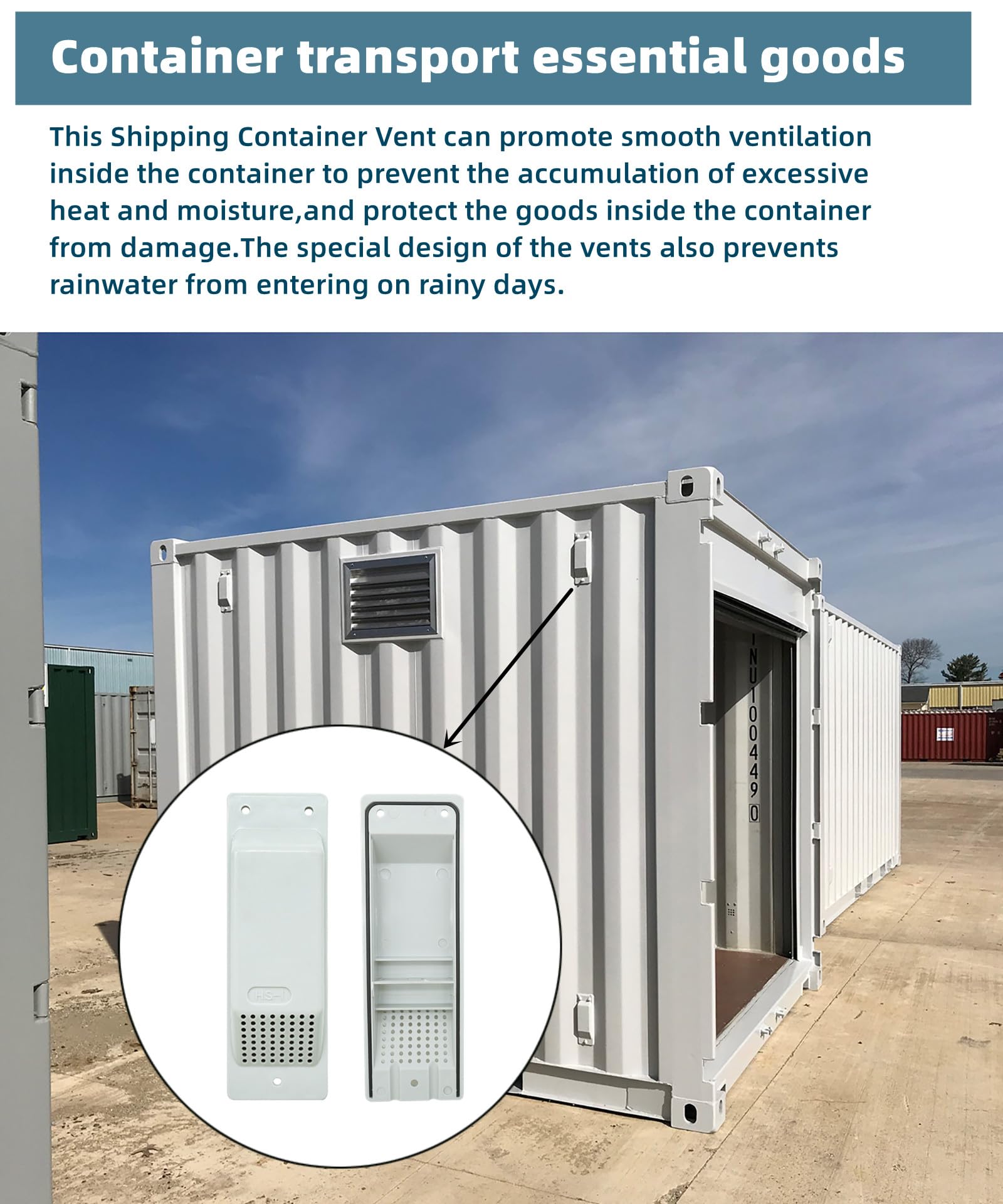 Shipping Container Ventilation Shipping Container Louvre Vent For Side