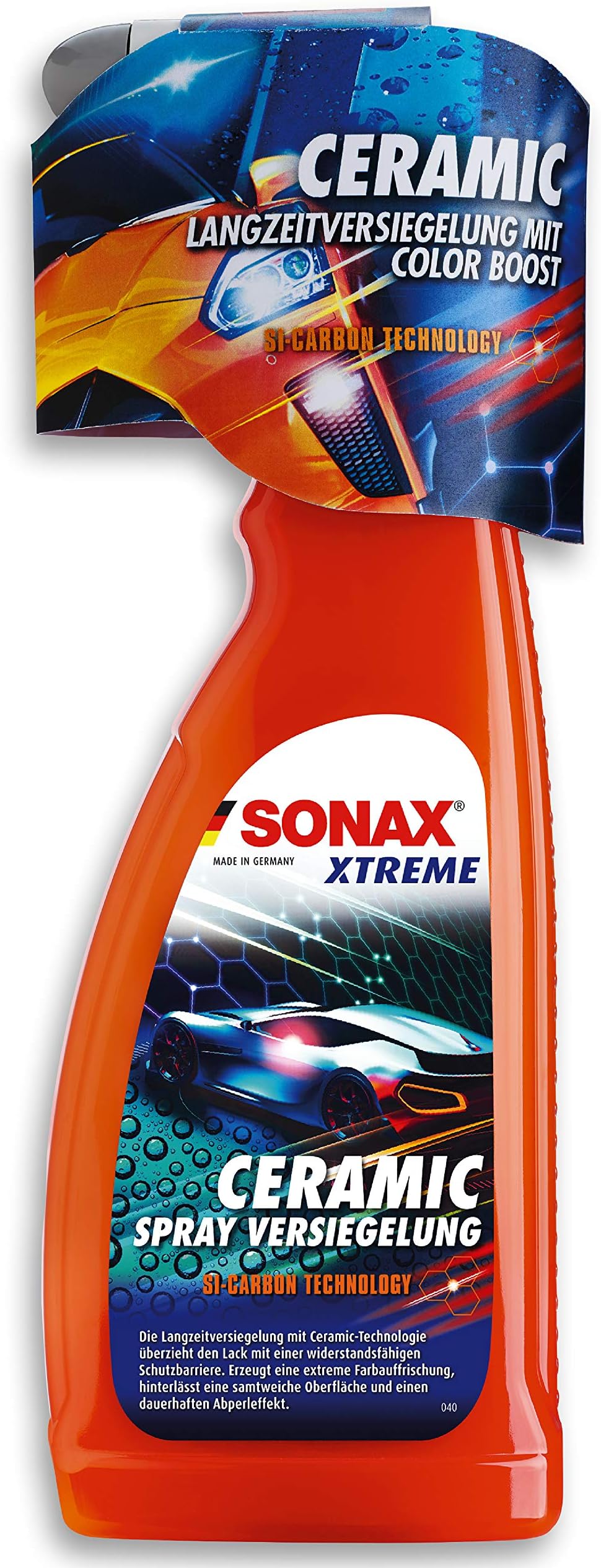 SONAX Ceramic Spray Coating (750ml) | Mirror-Like Shine | Glossy ...