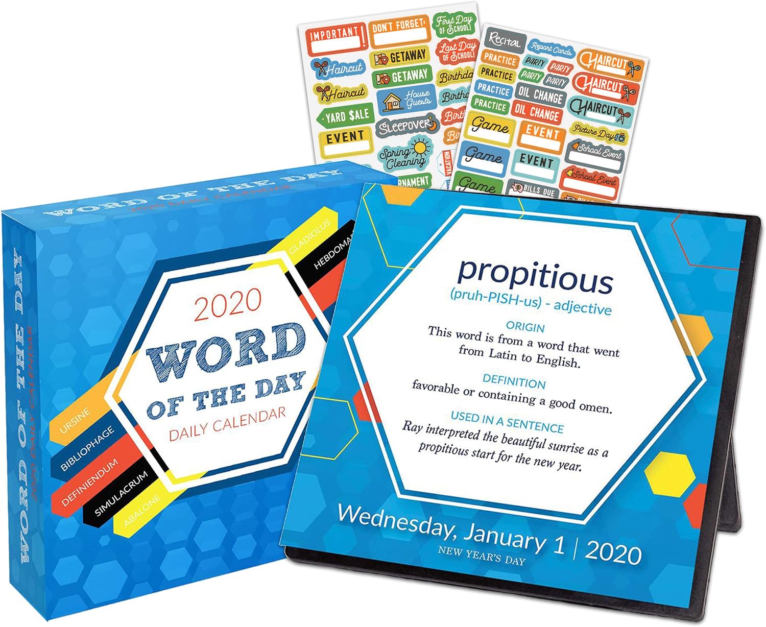 Word of the Day 2020 Calendar Box Edition Bundle - Deluxe 2020 Word of ...