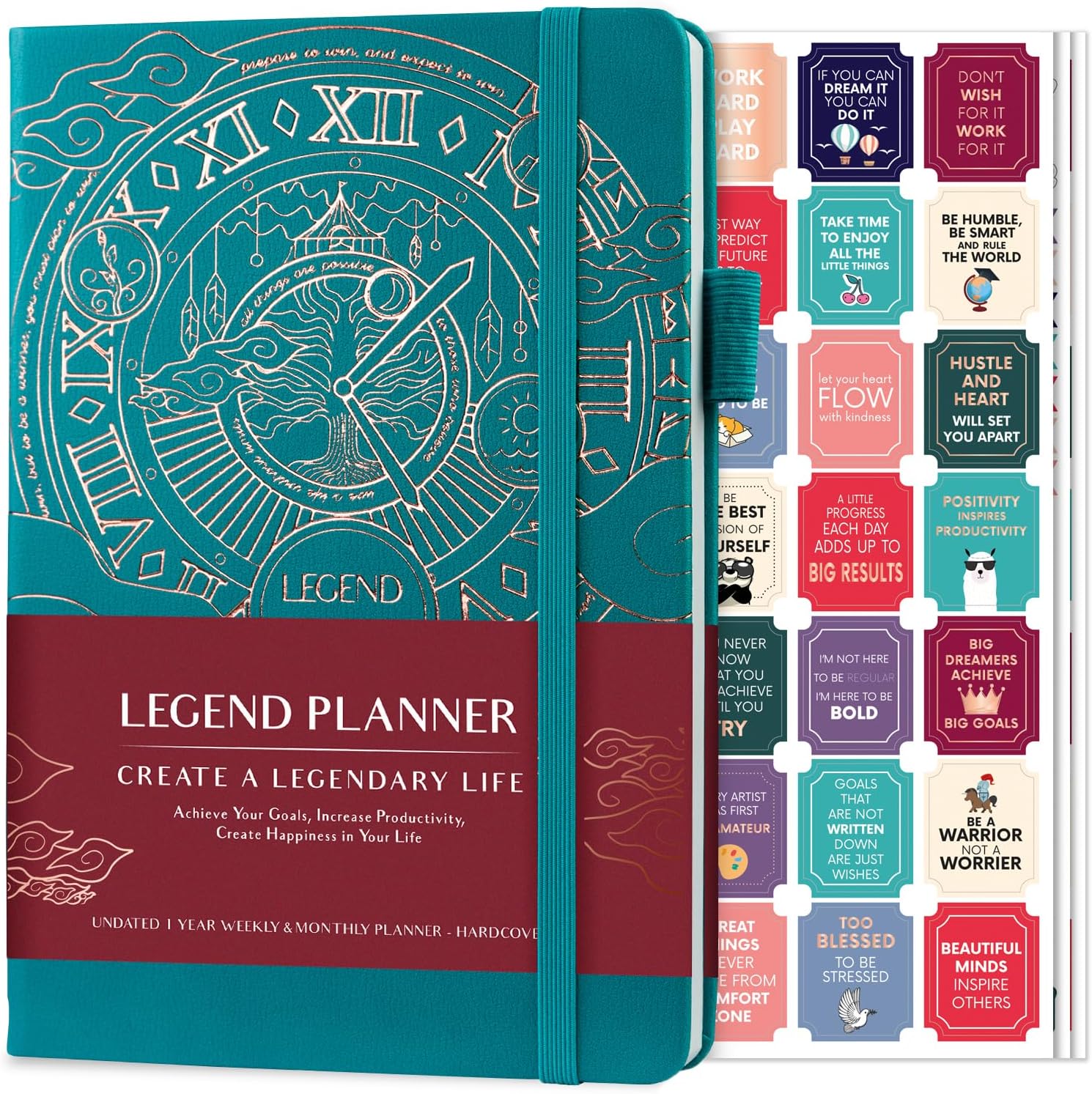 Legend Planner – Deluxe Weekly & Monthly Life Planner to Hit Your Goals ...
