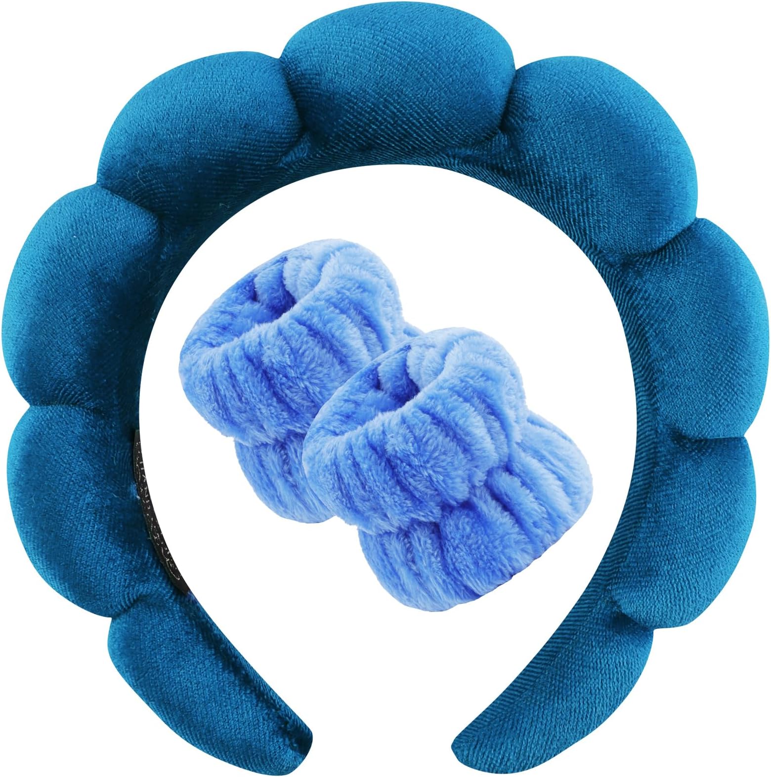 Amazon.com : VELSCRUN 3 Pcs Spa Headband, Makeup Headband, Face Wash ...