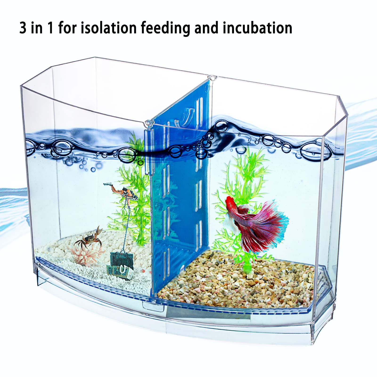 Egg Crate Diffuser Panel 10 Gallon 3D Printed Betta Tank Divider ...