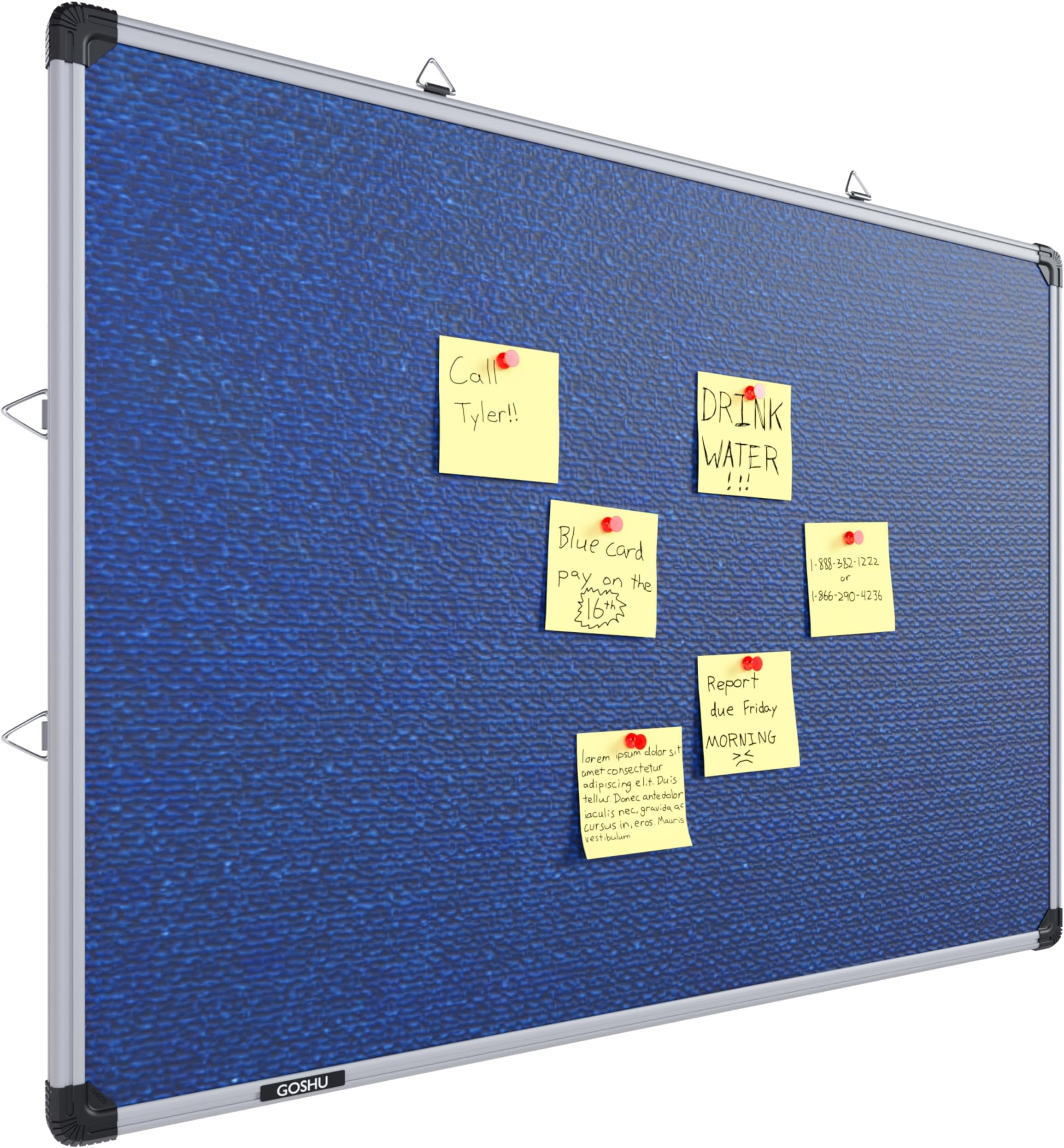 GOSHU 3 feet x4 feet Notice Premium Material Pin-up Board/Pin-up Board ...