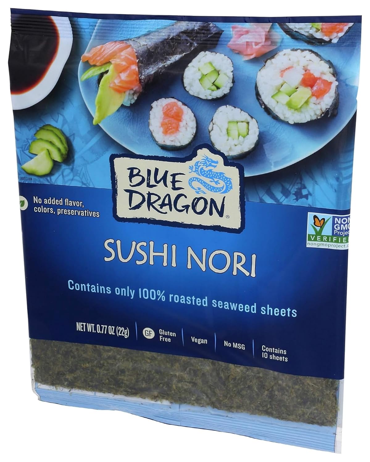 Amazon.com: Blue Dragon Sushi Nori , .77 oz : Home & Kitchen