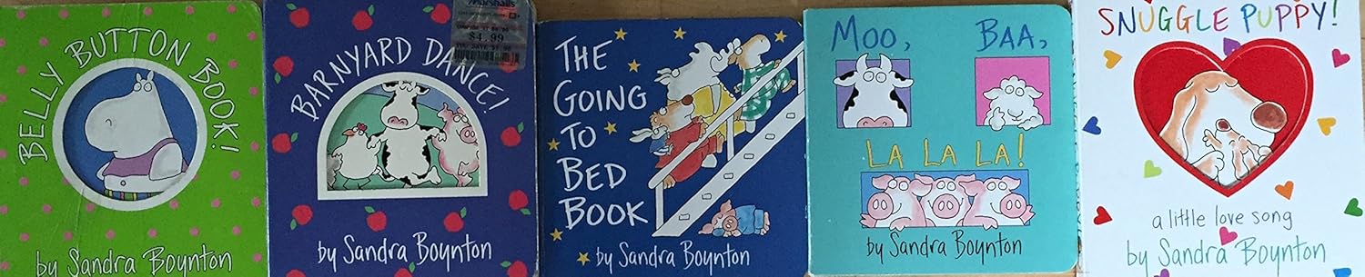 Sandra Boynton Board Book Collection 5 Book Set: Sandra Boynton ...