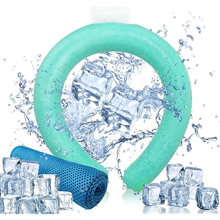 Amazon.com: Neck Cooling Tube (Blue,3) | Wearable Cooling Neck Wraps ...