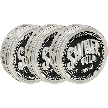 Amazon.com: Shiner Gold Matte Clay Pomade 3 Pack : Beauty & Personal Care