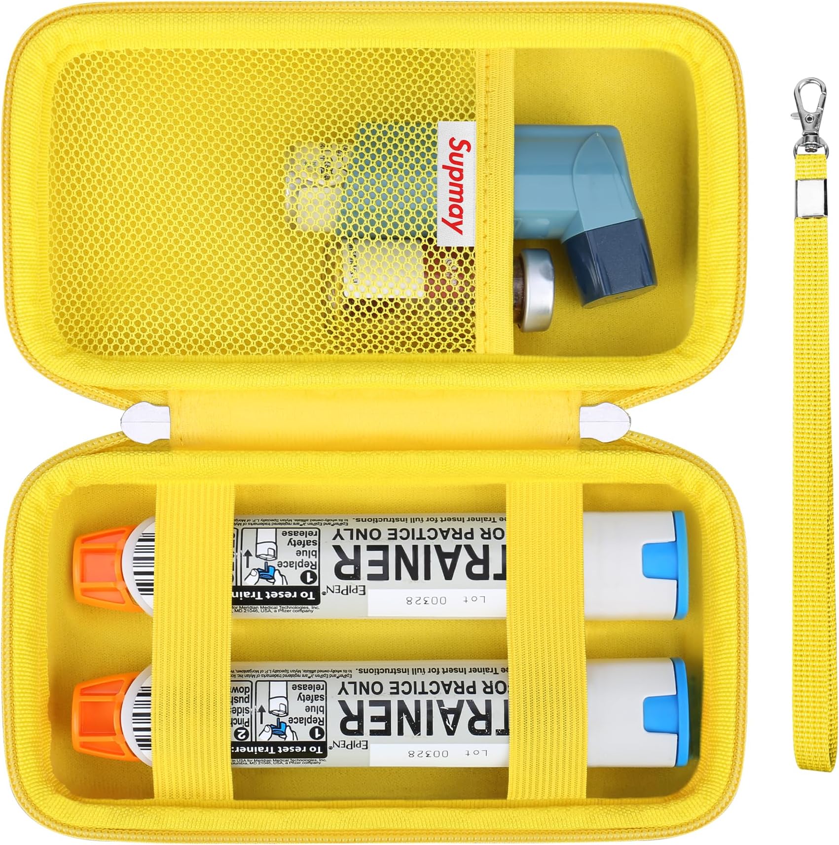 Amazon.com: Supmay Hard Carrying Case Compatible with 2 EpiPen's or ...
