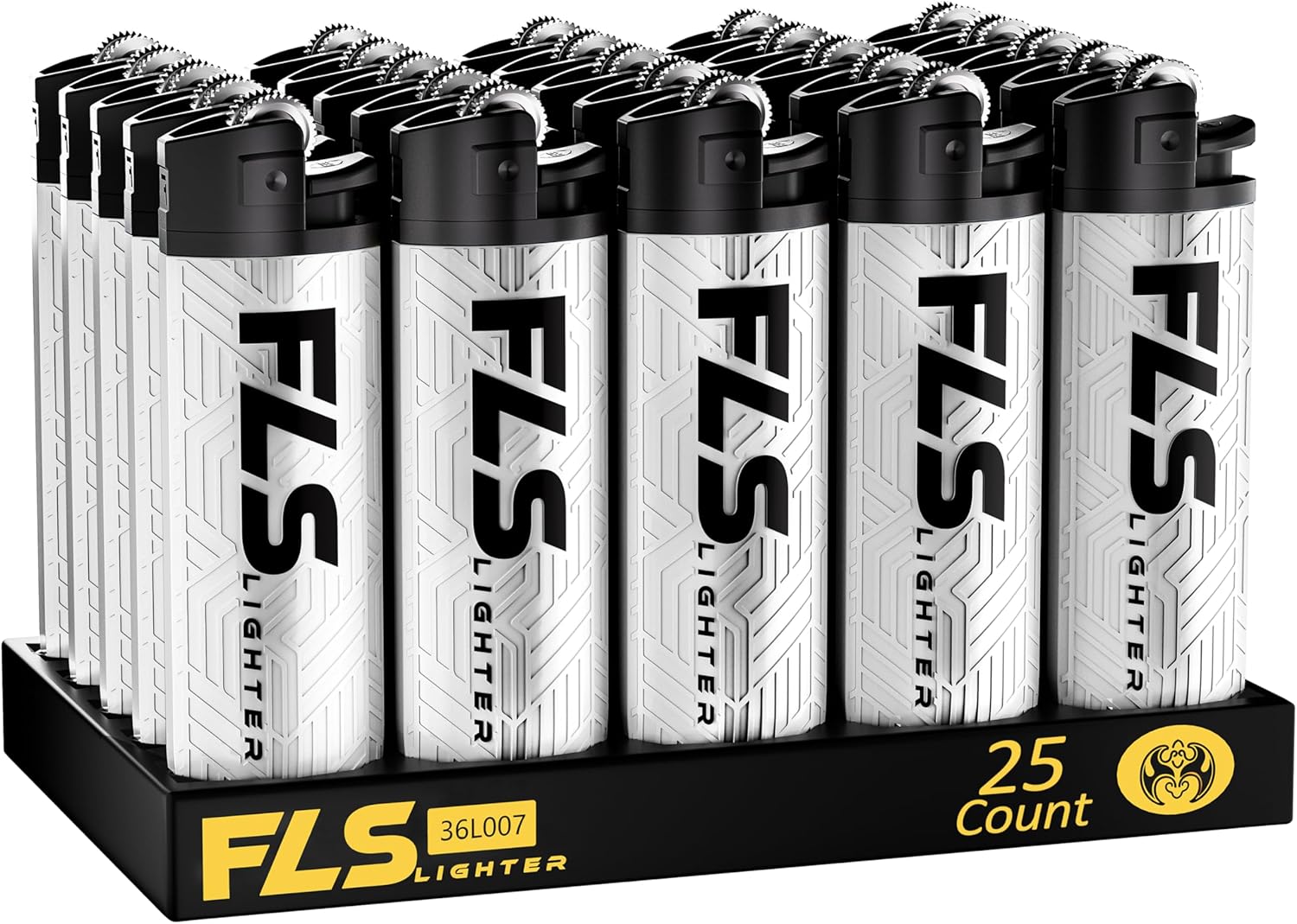 Amazon.com: FLS Disposable Lighters Multipack 25 Pack,Classic Lighter ...