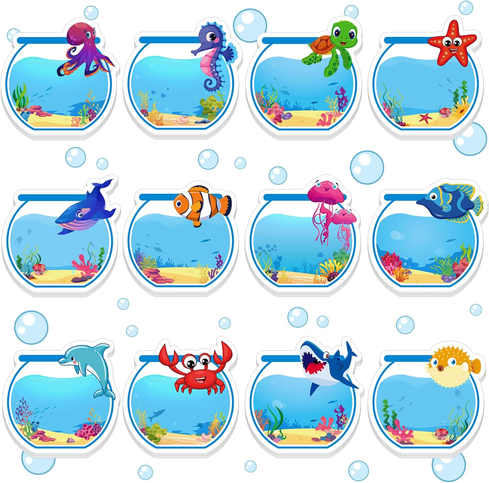 Amazon.com : 32 Pack Summer Sticky Notes Beach Sticky Notepad Fruit ...