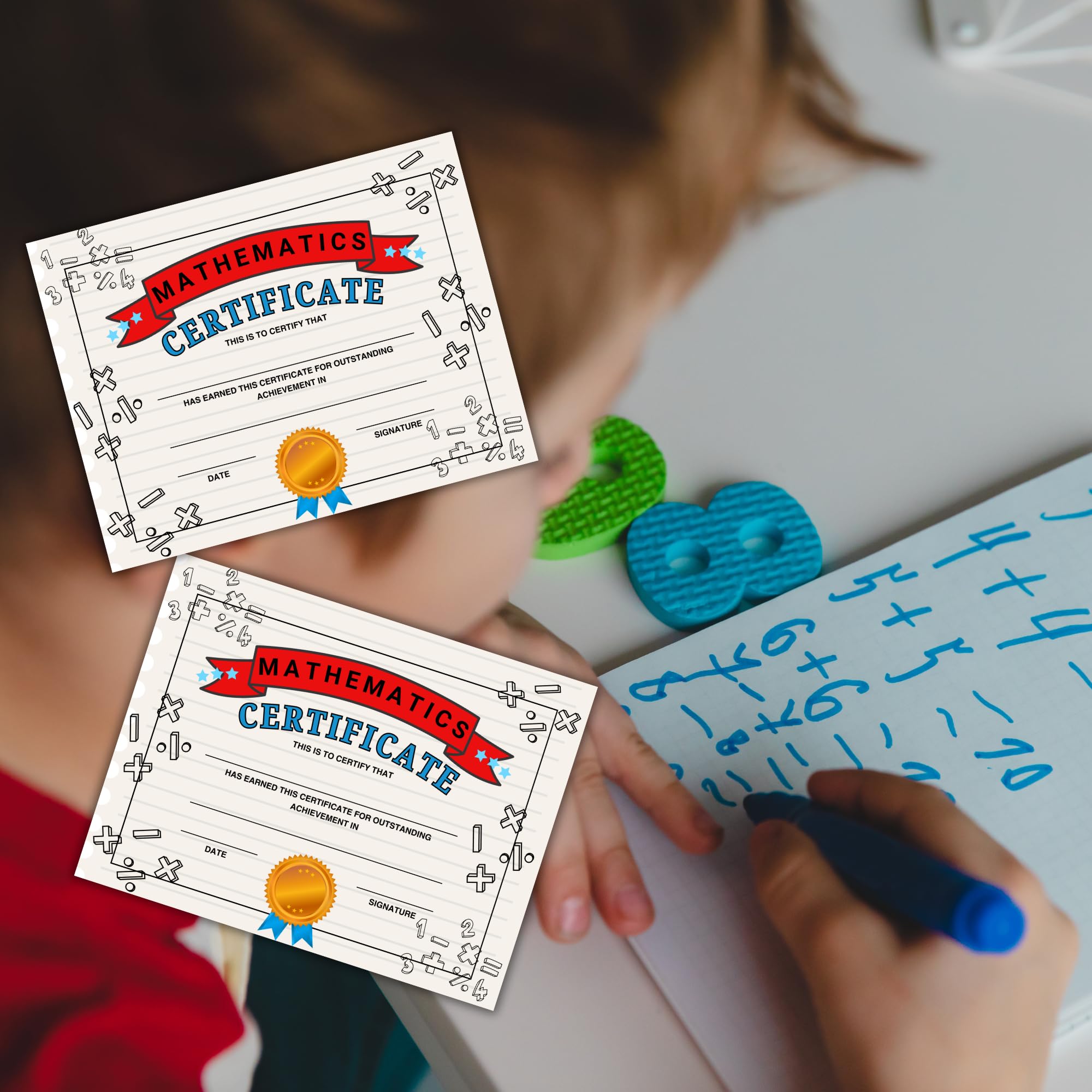Classroom Birthday Certificates Math Facts Master Certificate Of ...